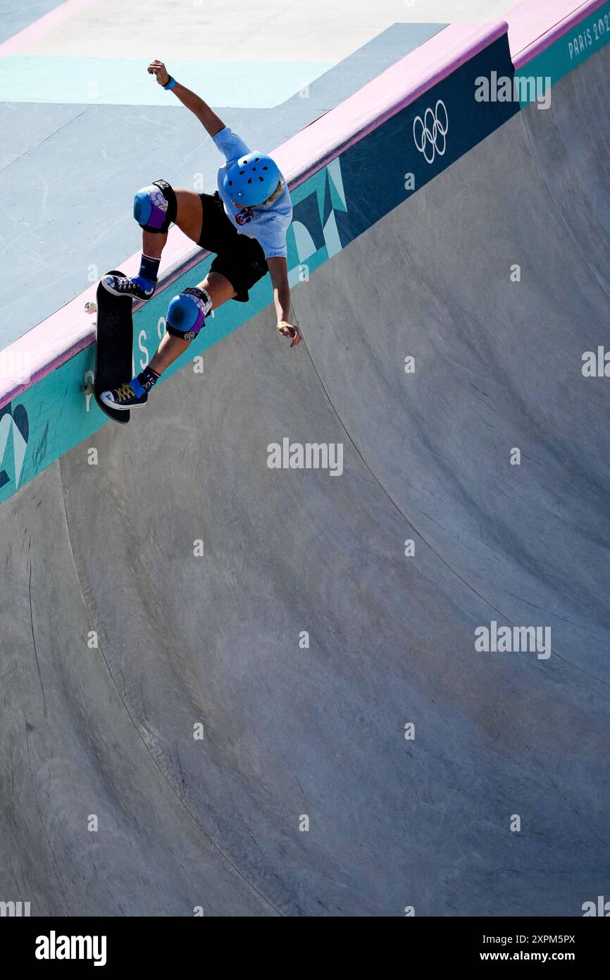 Paris, France. 06th Aug, 2024. Bryce WETTSTEIN of USA competes in the ...
