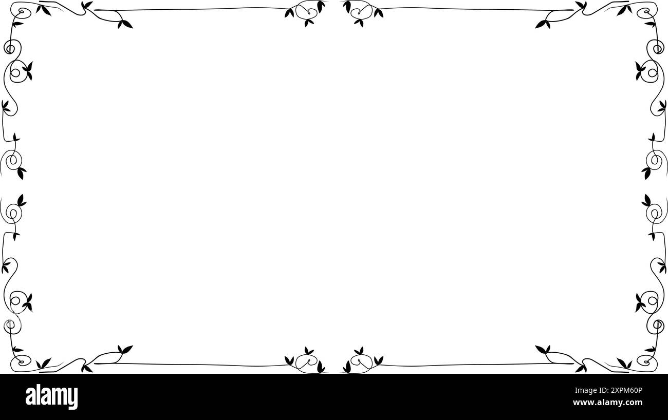 Vintage black frame design. Perfect for invitation cards, book covers ...