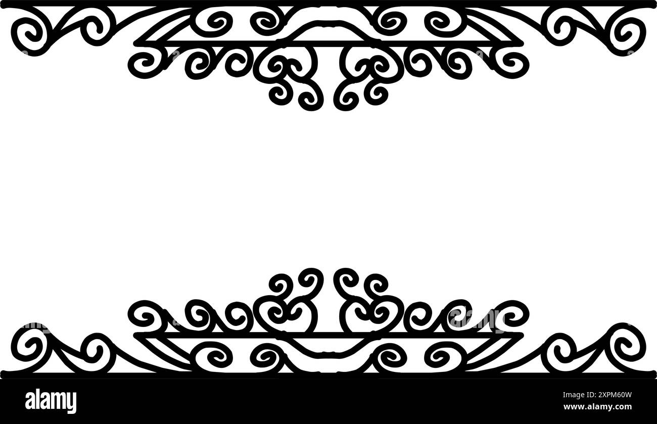 Vintage black frame design. Perfect for invitation cards, book covers ...