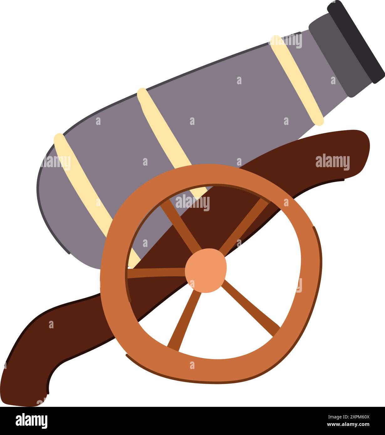 old cannon gun cartoon vector illustration Stock Vector Image & Art - Alamy
