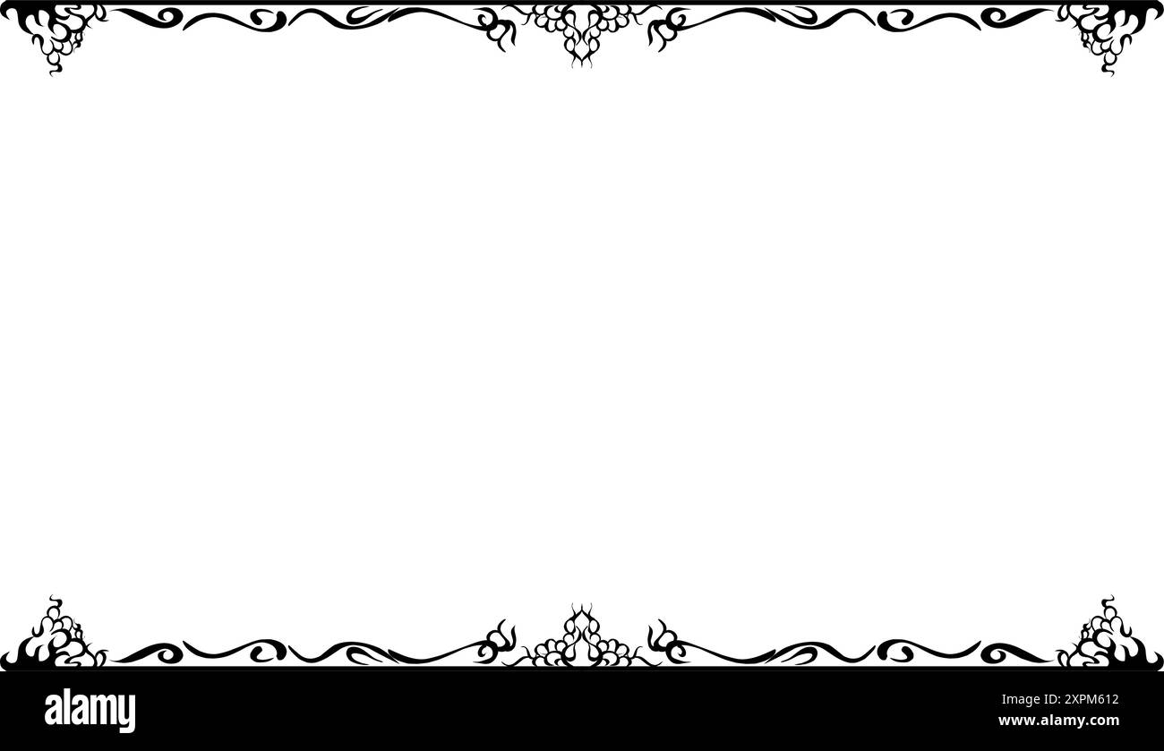 Vintage black frame design. Perfect for invitation cards, book covers ...