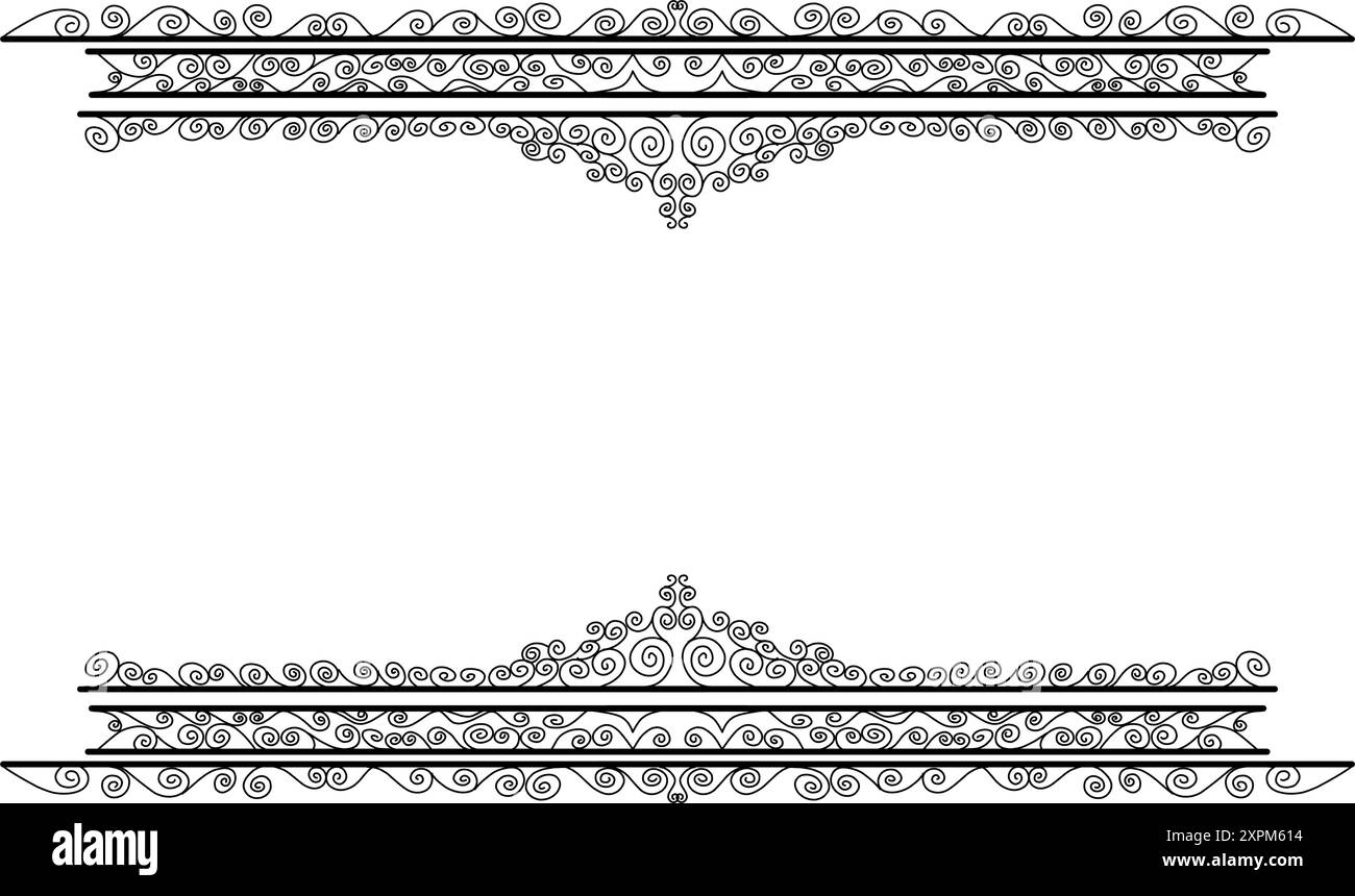 Vintage black frame design. Perfect for invitation cards, book covers ...