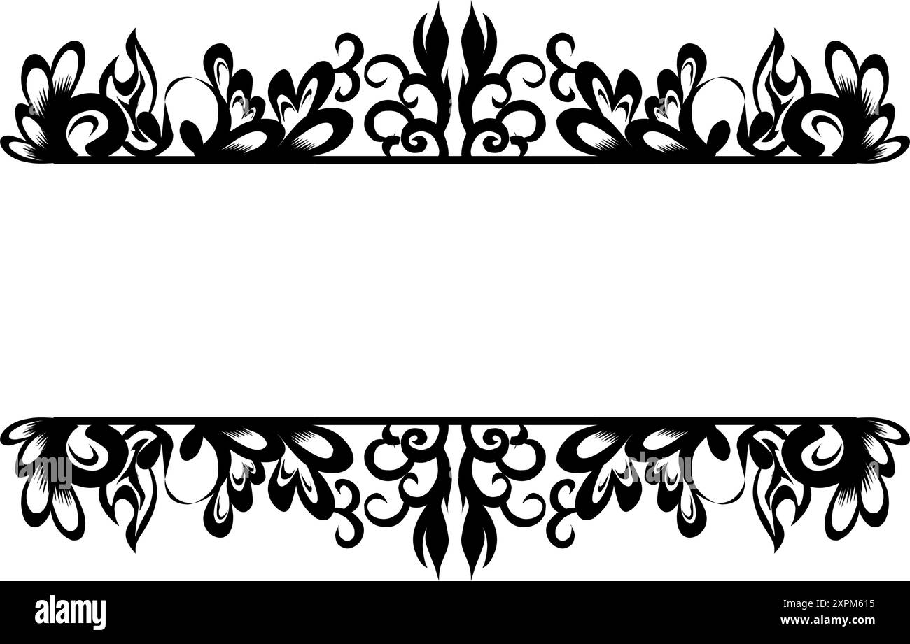 Vintage black frame design. Perfect for invitation cards, book covers ...