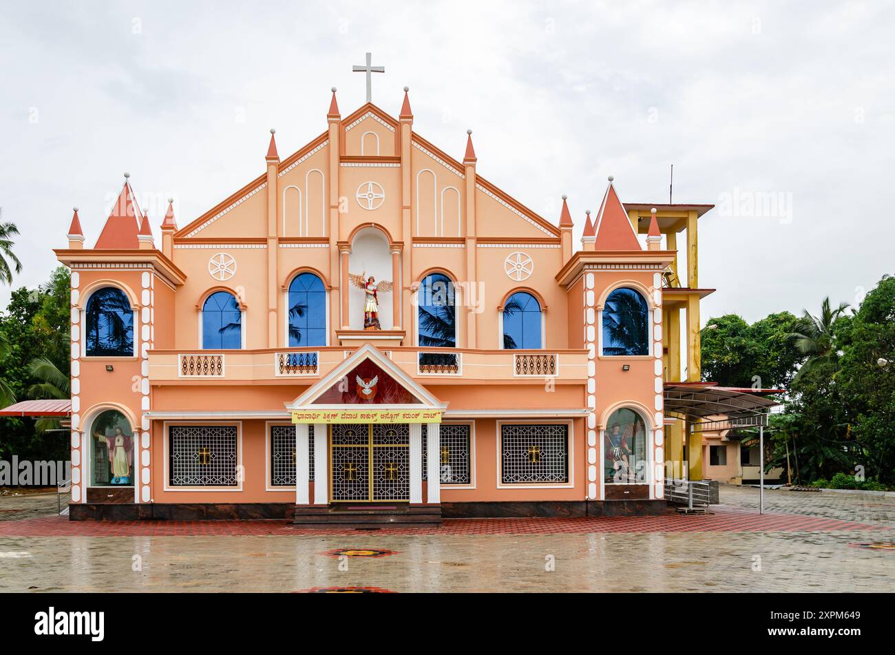 St. Michael's Church, Bellore, Mangalore, India Stock Photo - Alamy