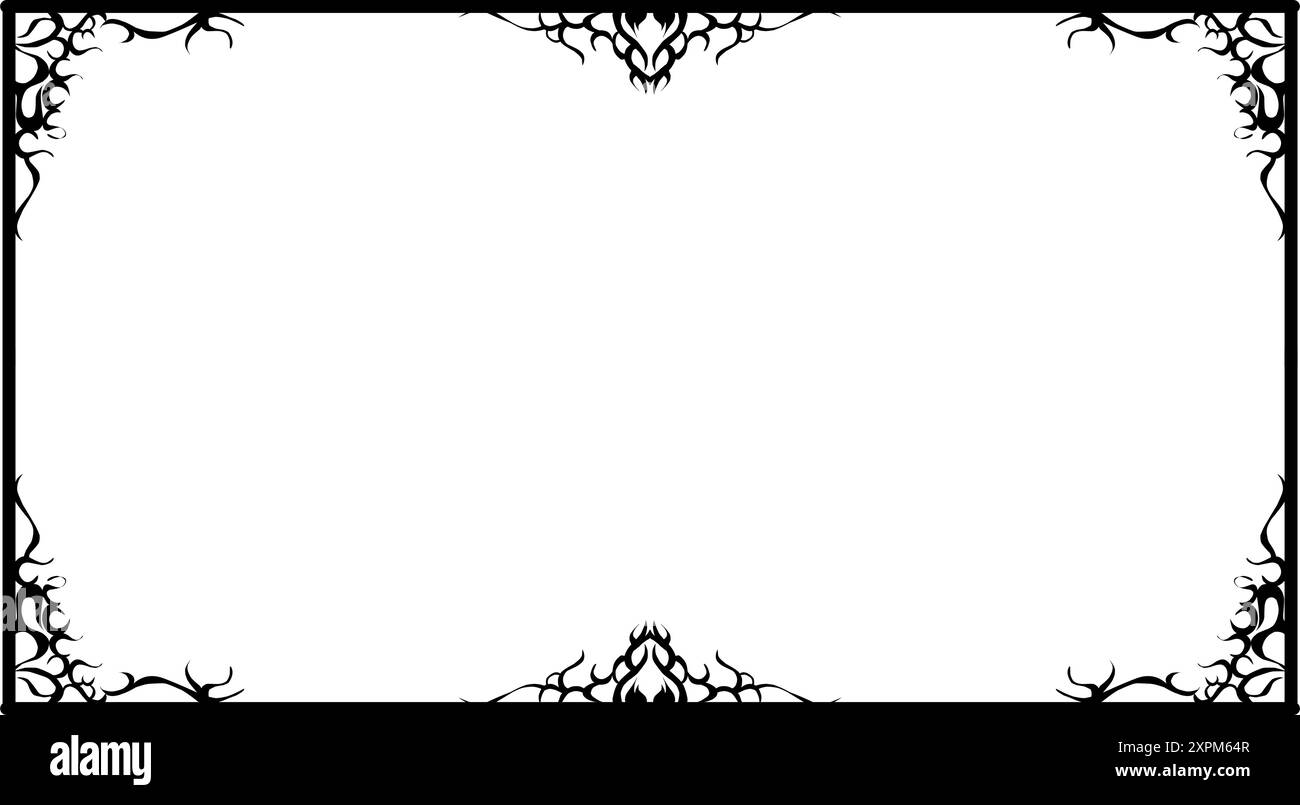 Vintage black frame design. Perfect for invitation cards, book covers ...