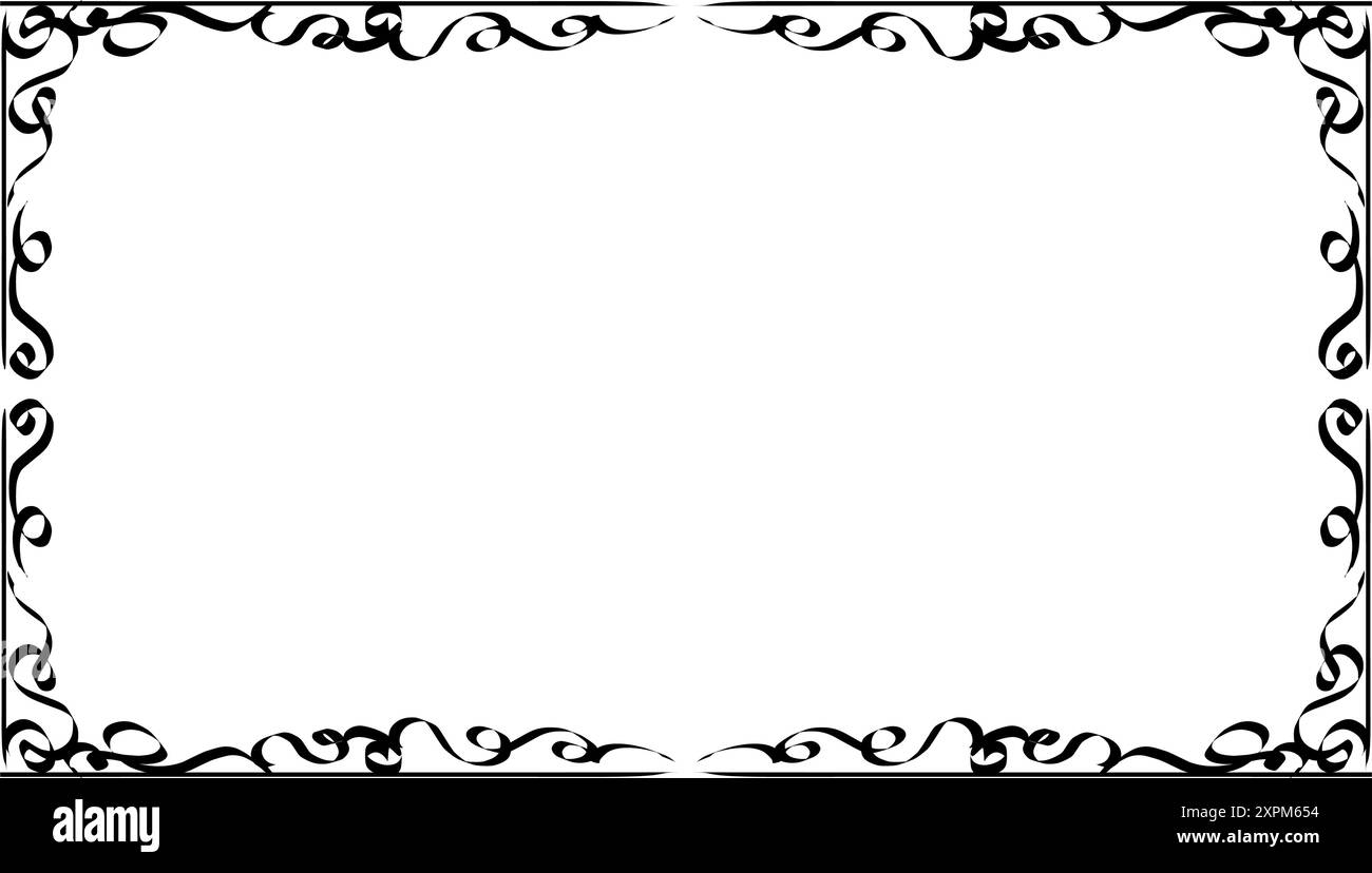 Vintage black frame design. Perfect for invitation cards, book covers ...