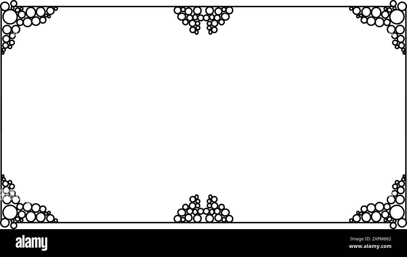 Vintage black frame design. Perfect for invitation cards, book covers ...