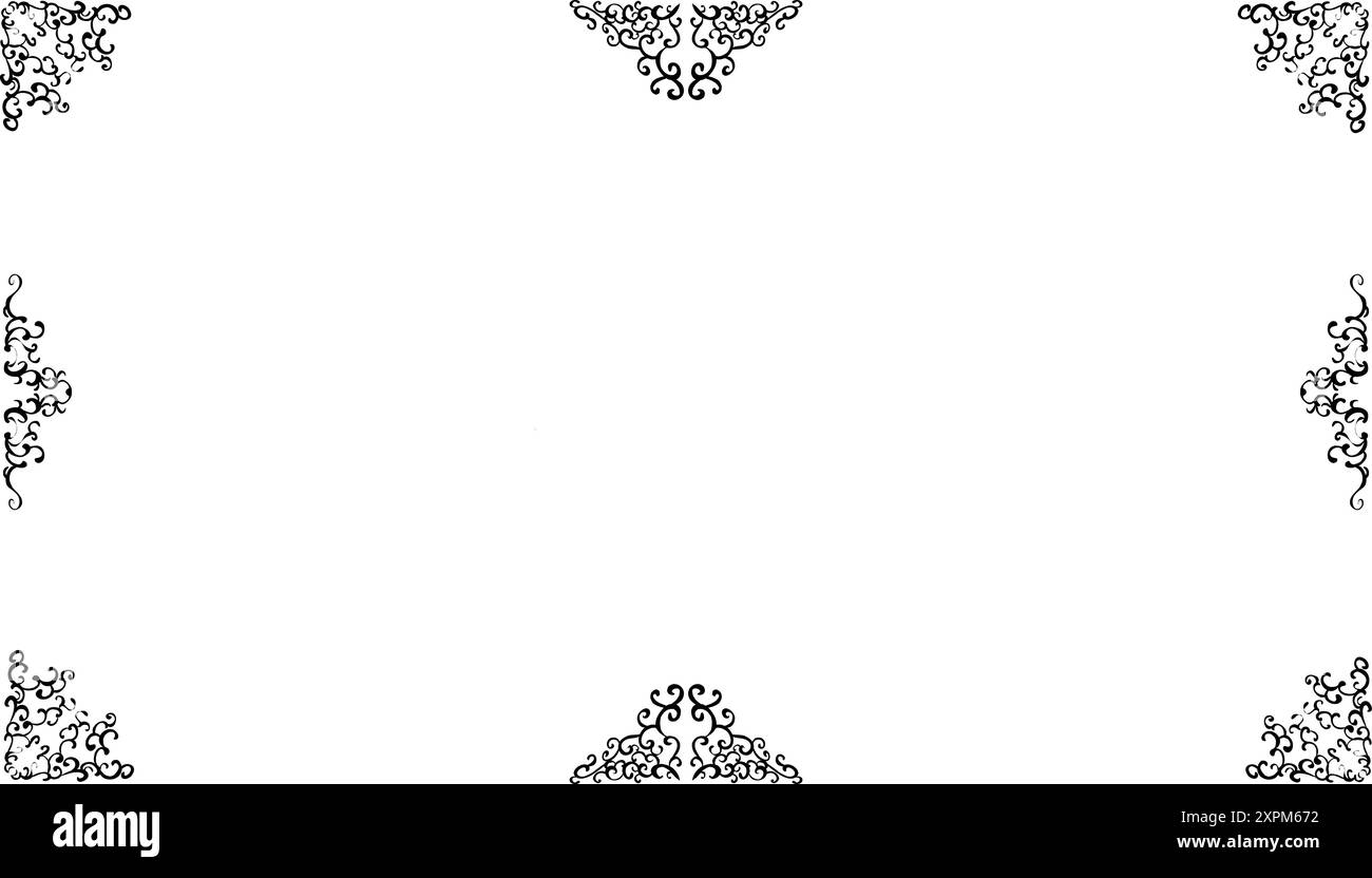 Vintage black frame design. Perfect for invitation cards, book covers ...