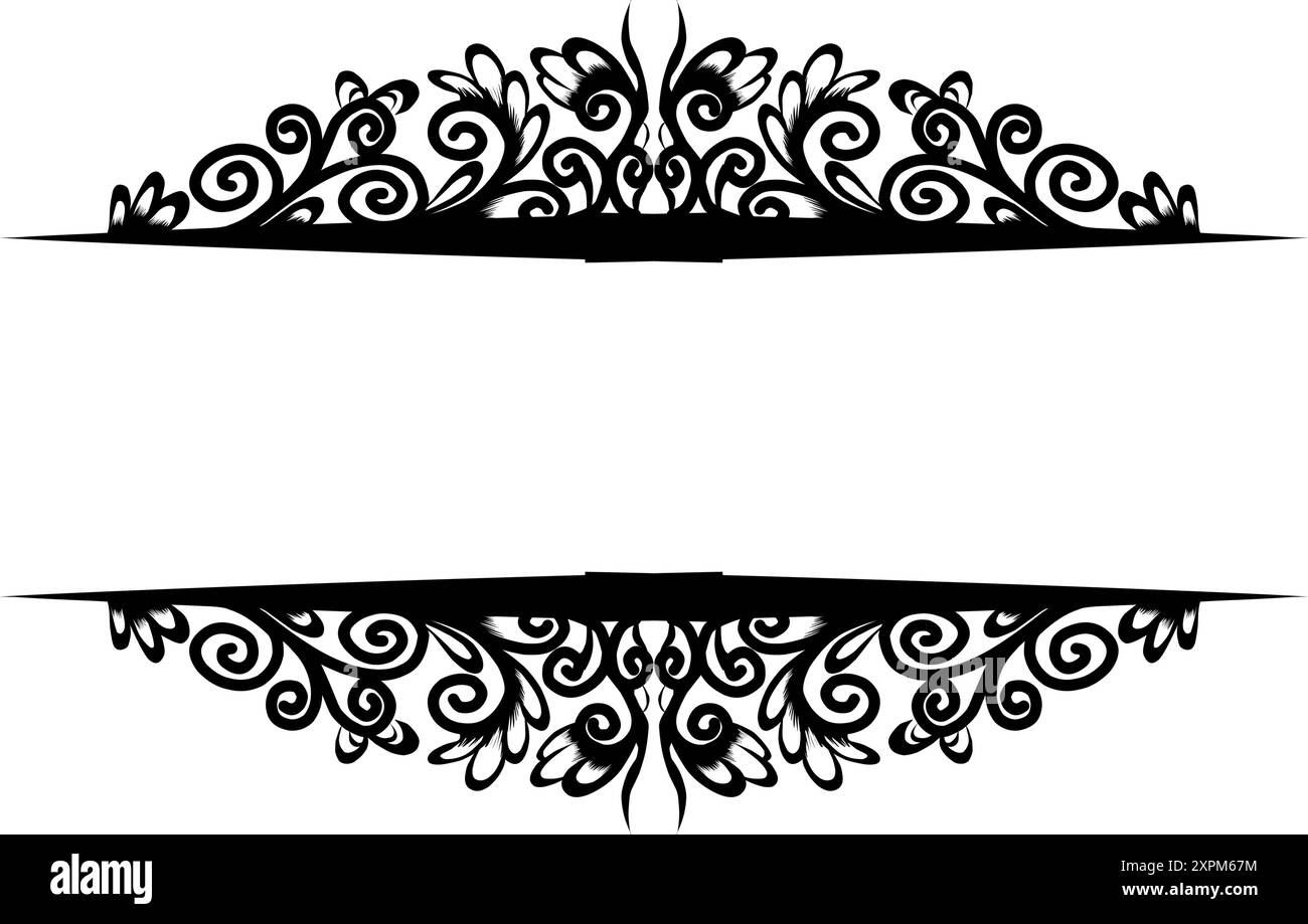 Vintage black frame design. Perfect for invitation cards, book covers ...