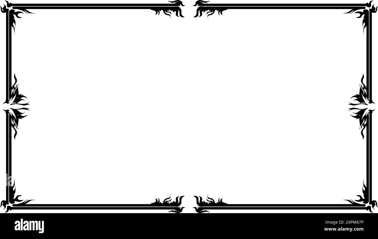 Vintage black frame design. Perfect for invitation cards, book covers ...