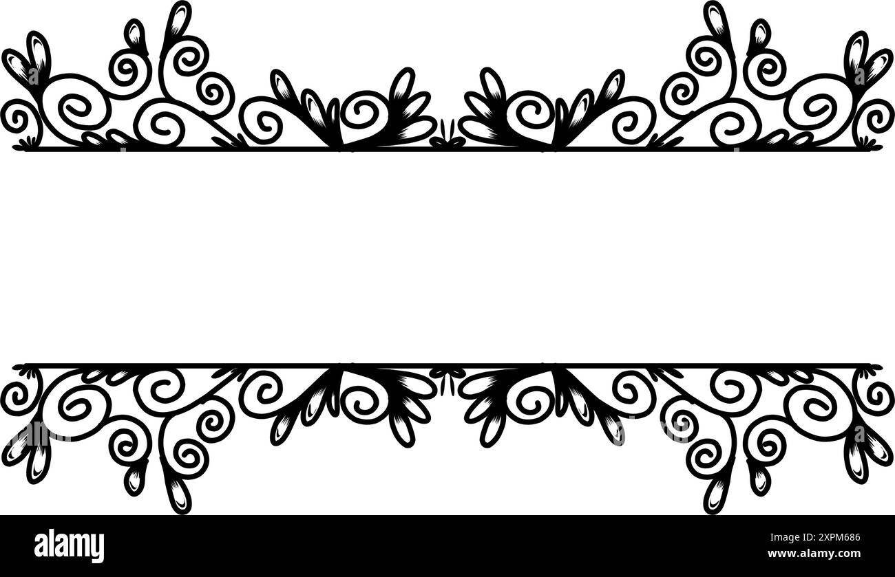 Vintage black frame design. Perfect for invitation cards, book covers ...