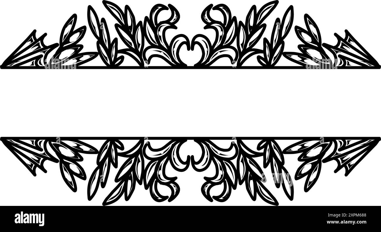 Vintage black frame design. Perfect for invitation cards, book covers ...