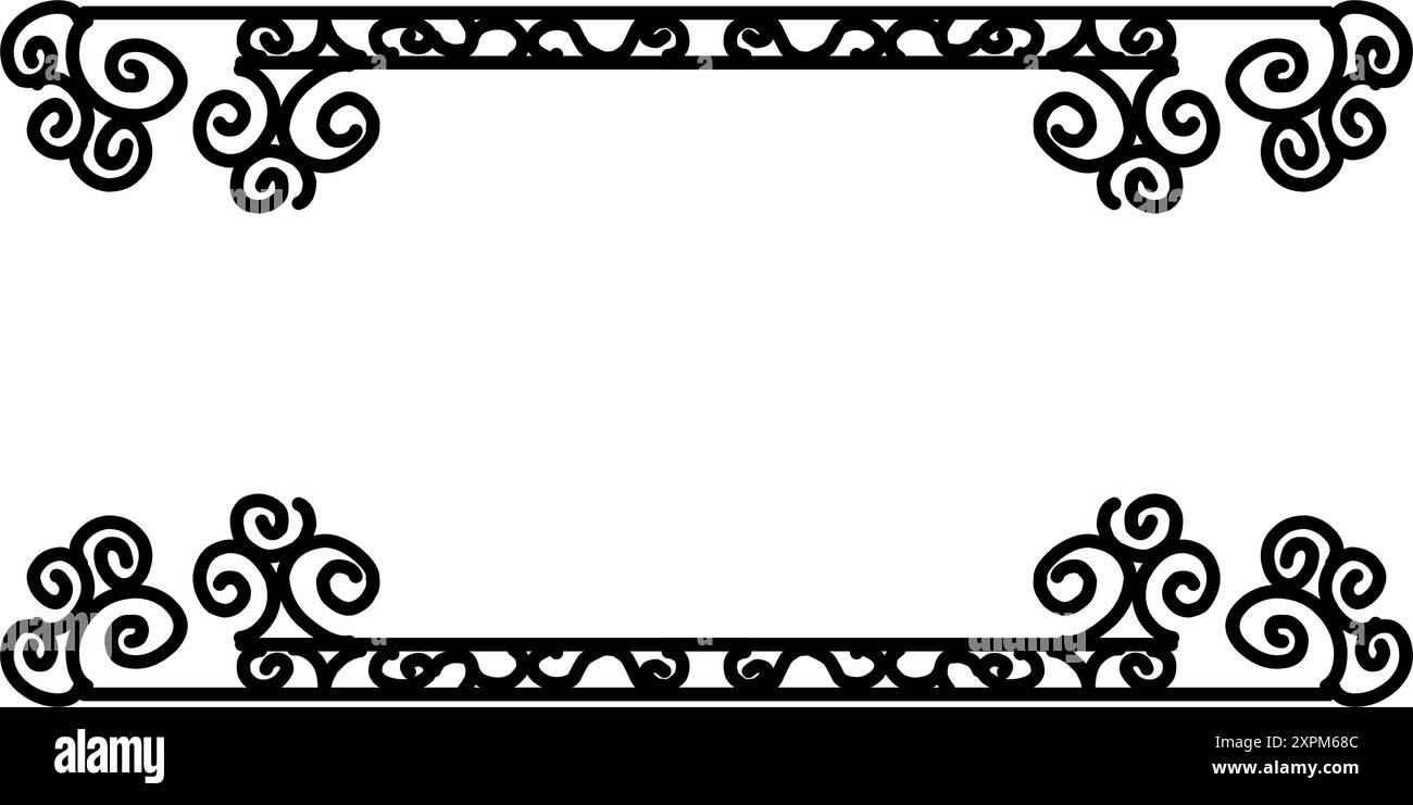Vintage black frame design. Perfect for invitation cards, book covers ...