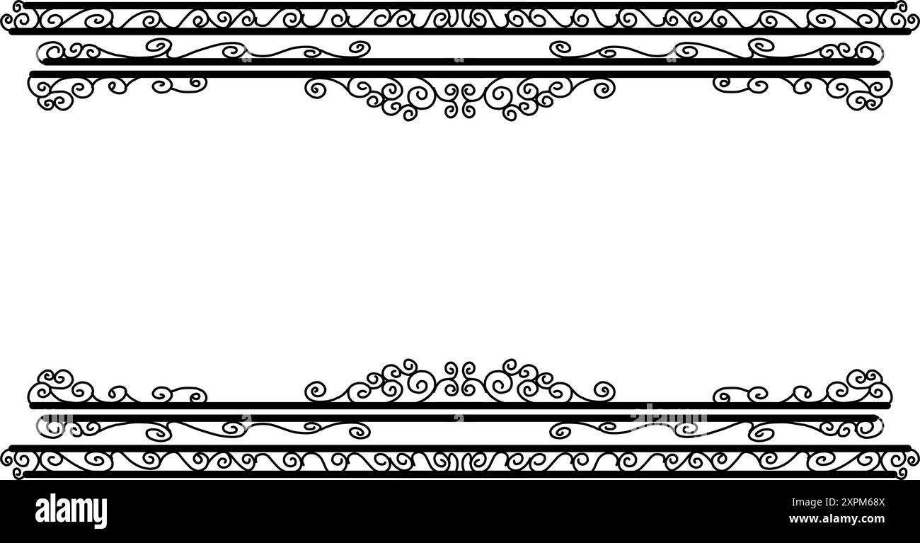 Vintage black frame design. Perfect for invitation cards, book covers ...