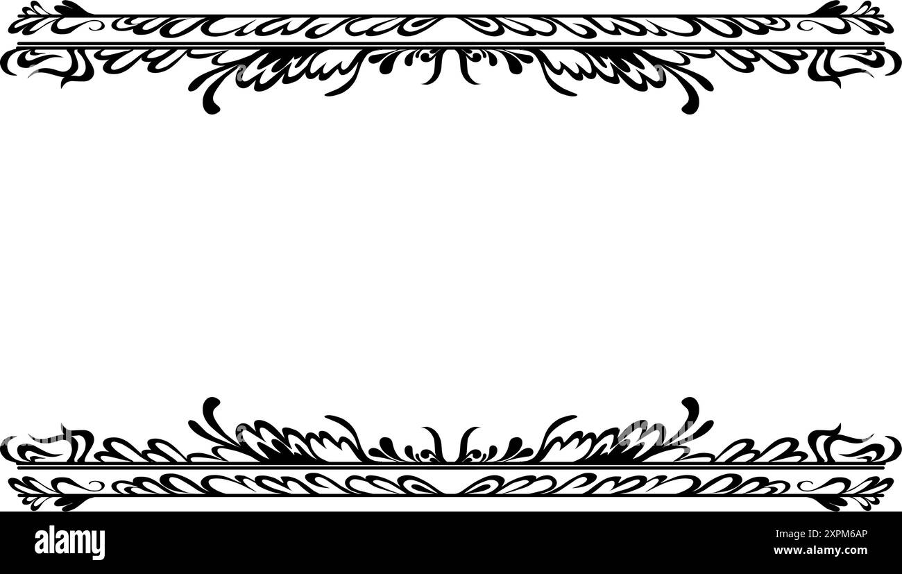 Vintage black frame design. Perfect for invitation cards, book covers ...