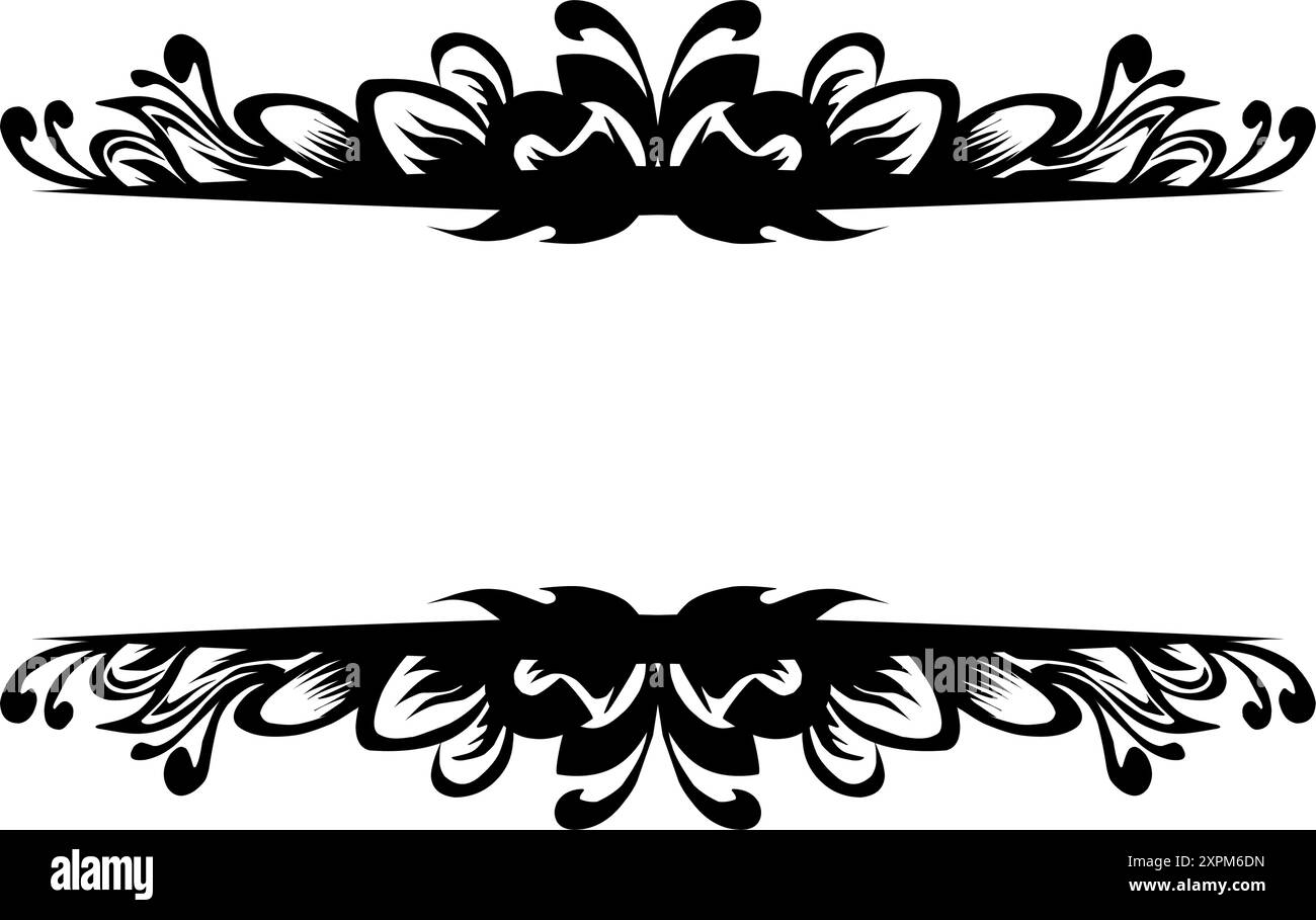 Vintage black frame design. Perfect for invitation cards, book covers ...