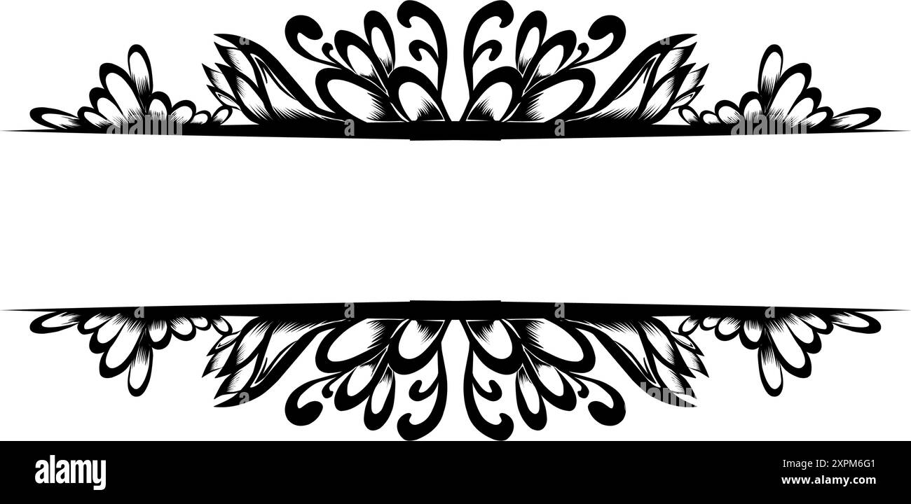 Vintage black frame design. Perfect for invitation cards, book covers ...