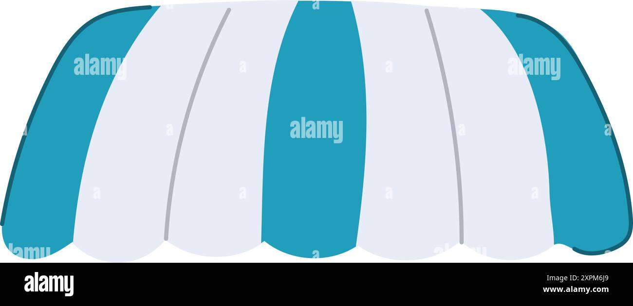 store canopy awning cartoon vector illustration Stock Vector Image ...