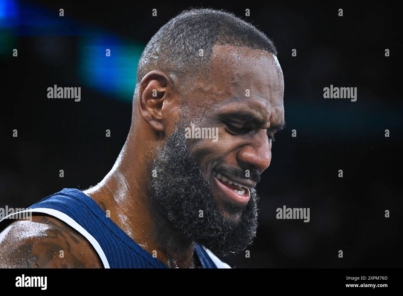 LeBron James of USA, Basketball, Men's Quarterfinal between Brazil and ...