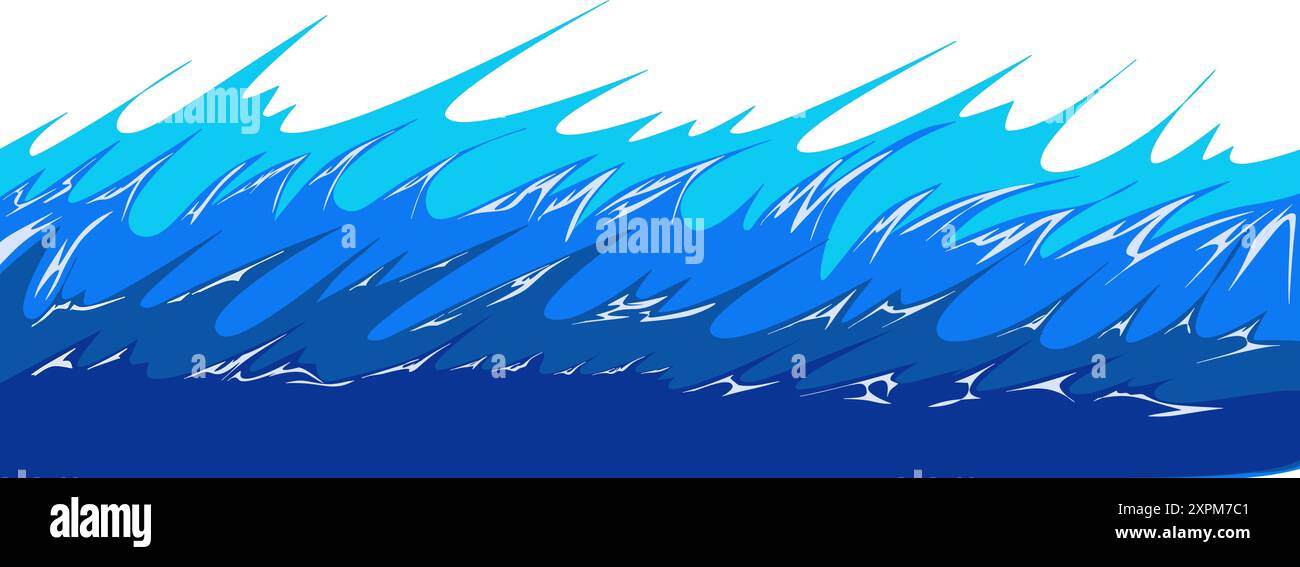 Blue ocean wallpapers Stock Vector Images - Alamy
