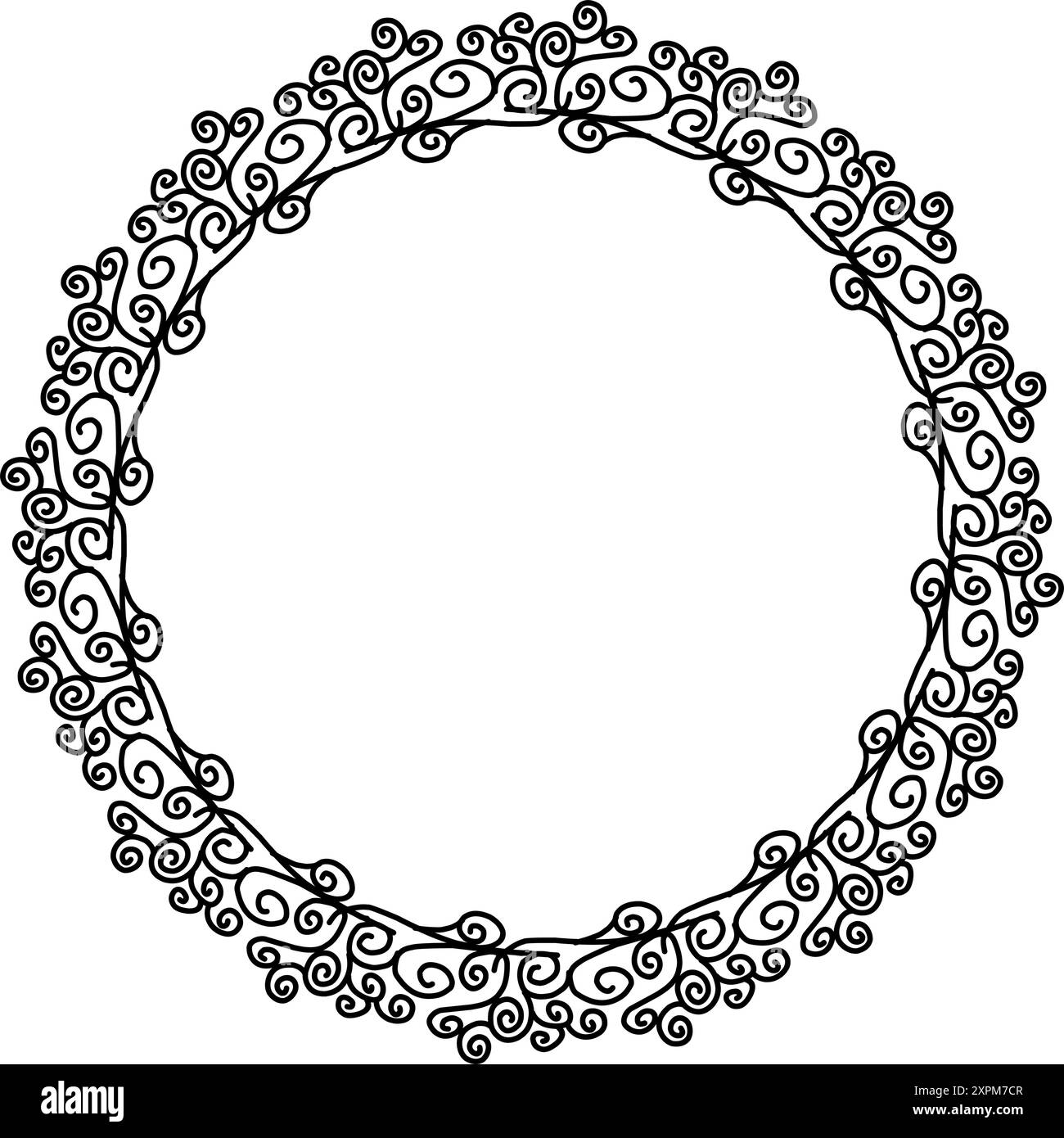 Classic vintage design with black circle frame. Perfect for photos ...