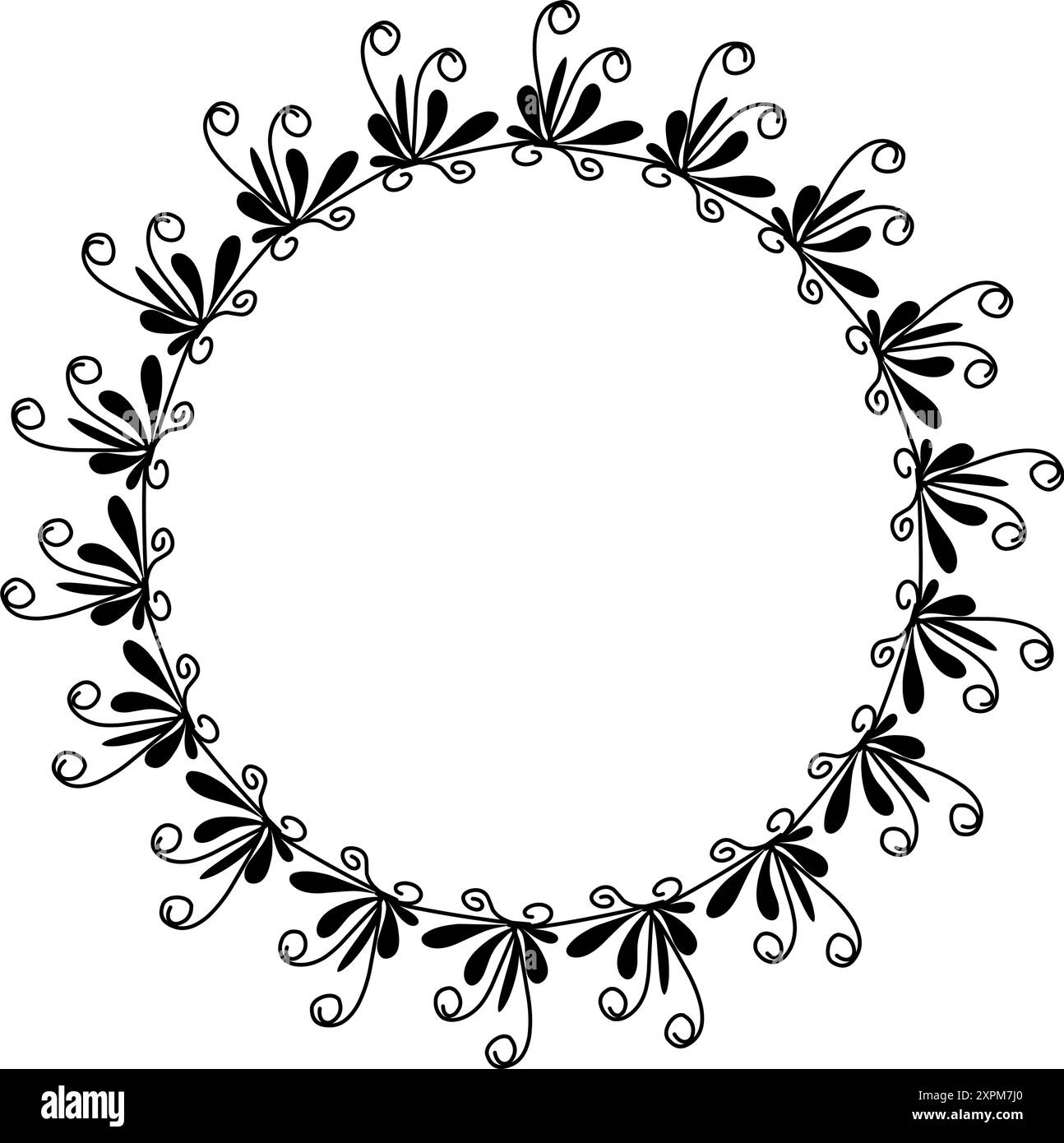 Classic vintage design with black circle frame. Perfect for photos ...