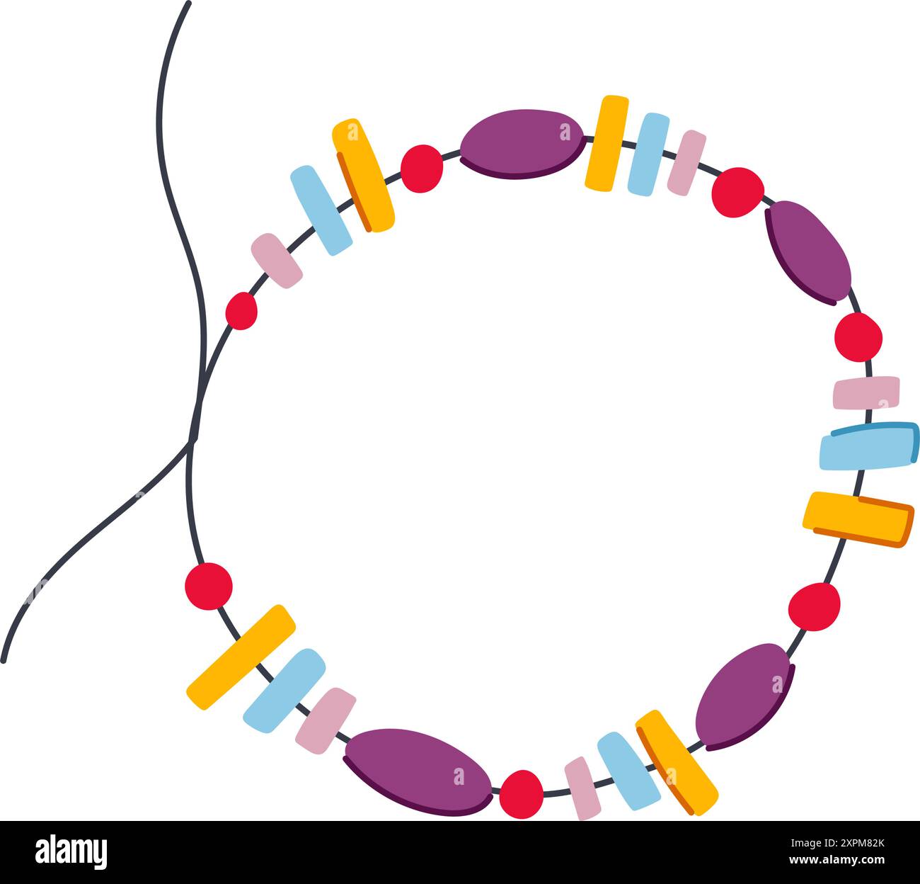 Girl friendship bracelet Stock Vector Images - Alamy