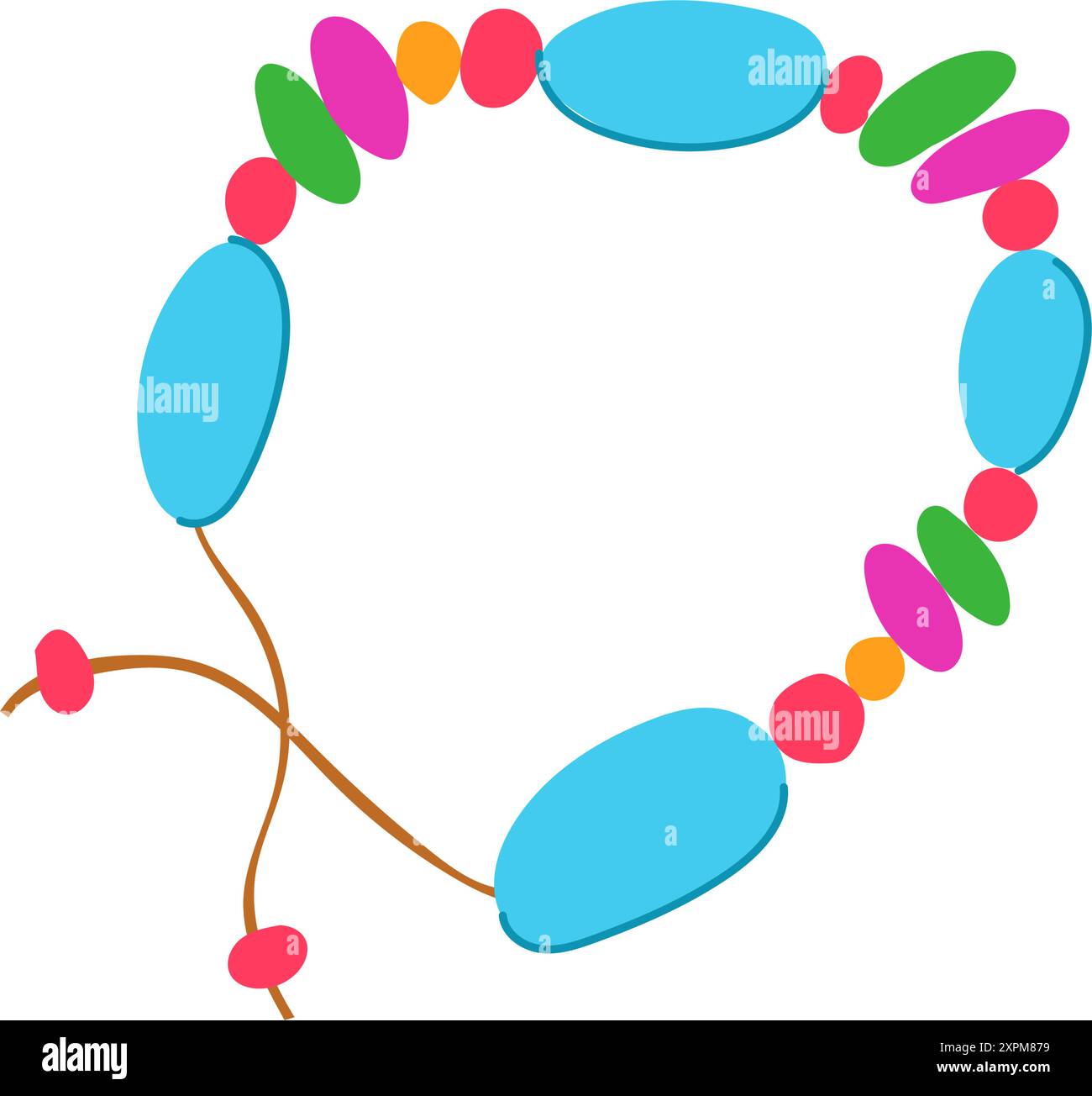 star friendship bracelet cartoon vector illustration Stock Vector Image ...