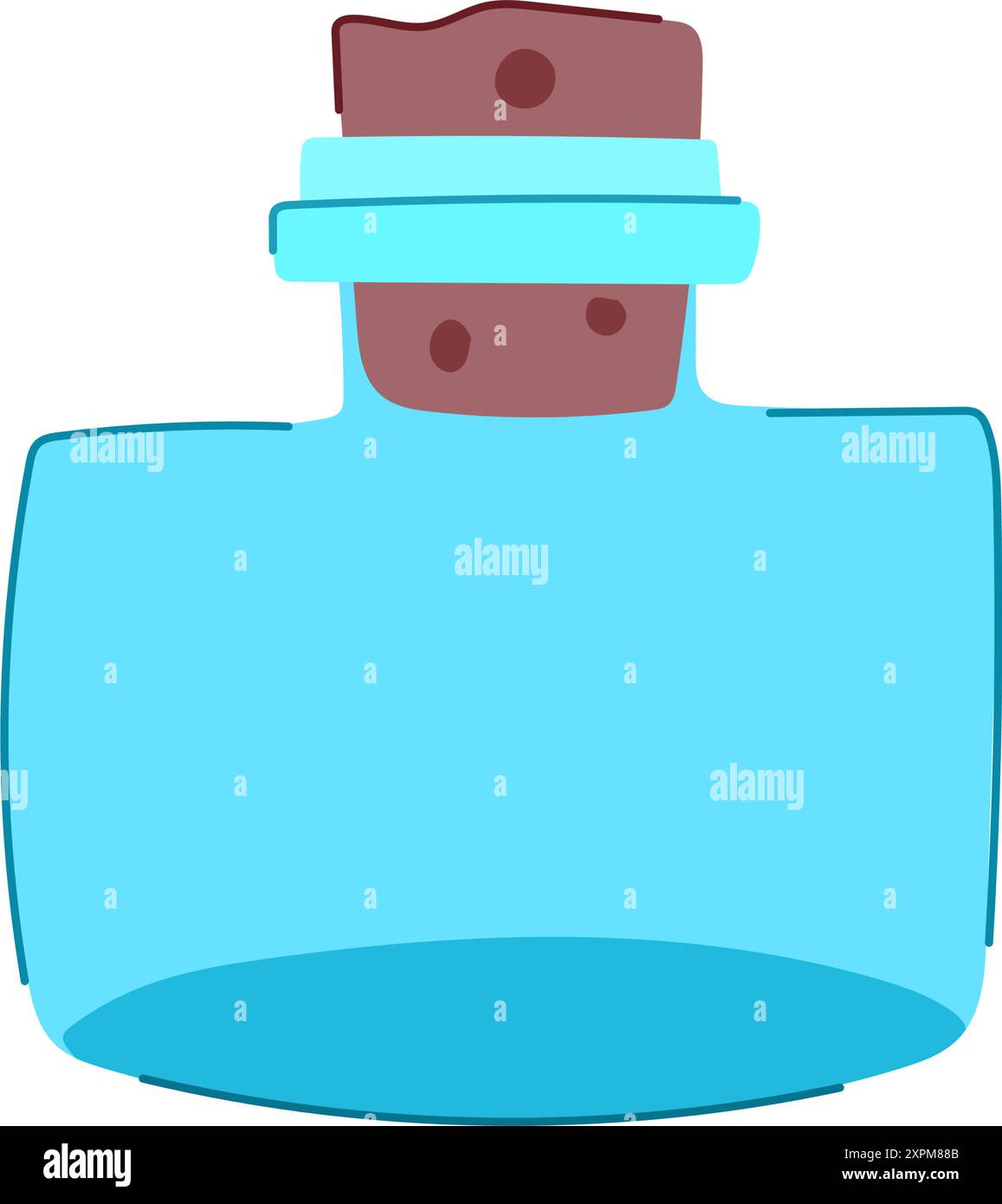 Glass bottle render template Stock Vector Images - Alamy