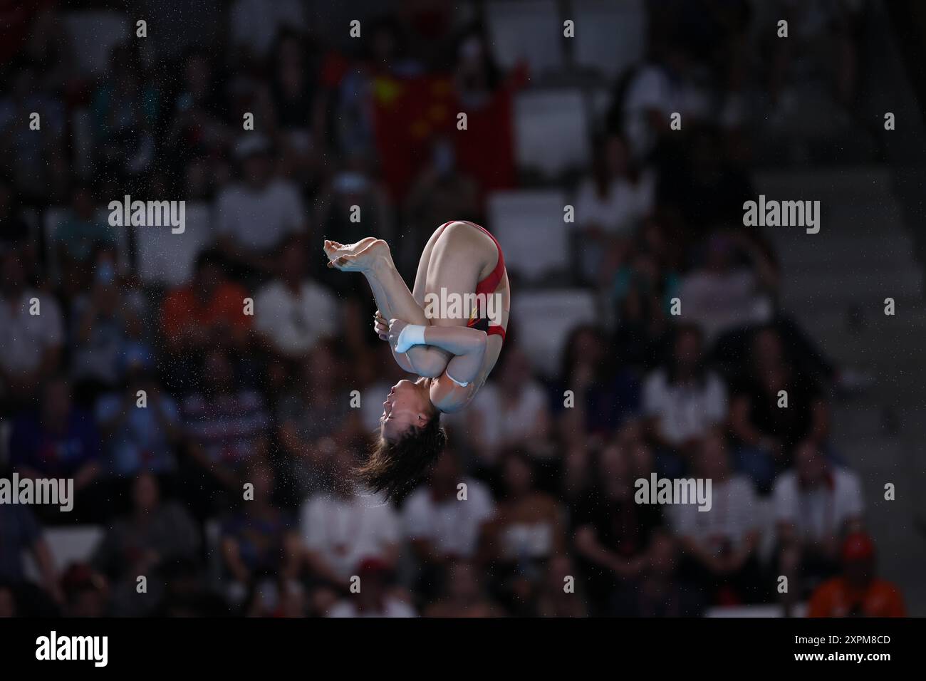 **CHINESE MAINLAND, HONG KONG, MACAU AND TAIWAN OUT** Chinese diver ...