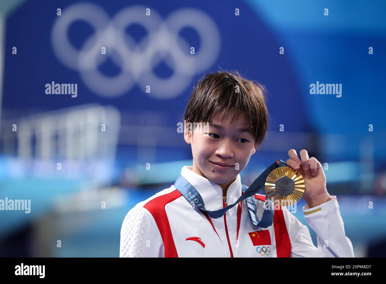 **CHINESE MAINLAND, HONG KONG, MACAU AND TAIWAN OUT** Chinese diver ...