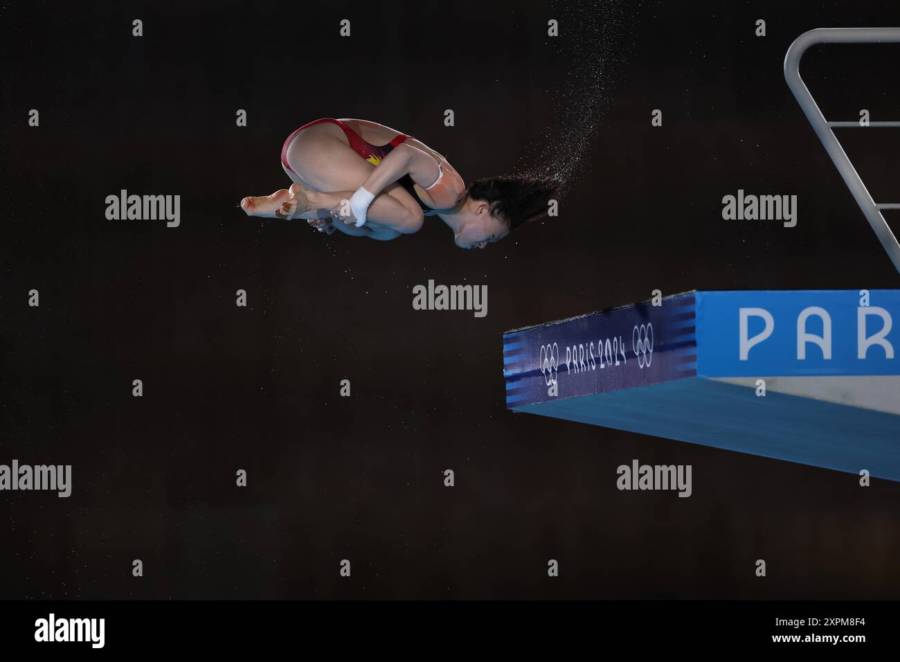 **CHINESE MAINLAND, HONG KONG, MACAU AND TAIWAN OUT** Chinese diver ...