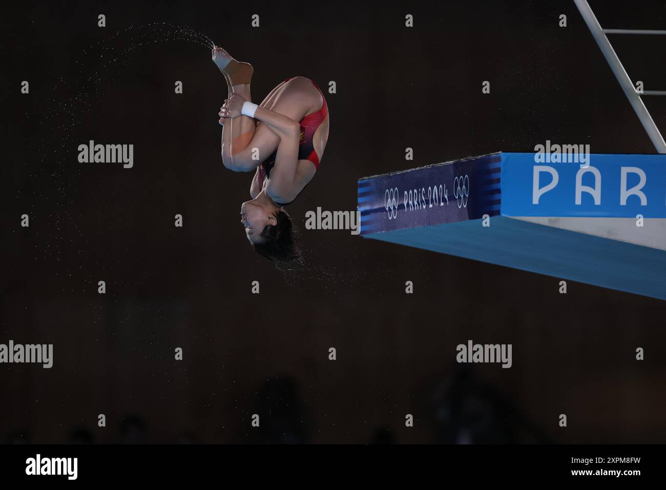 **CHINESE MAINLAND, HONG KONG, MACAU AND TAIWAN OUT** Chinese diver ...