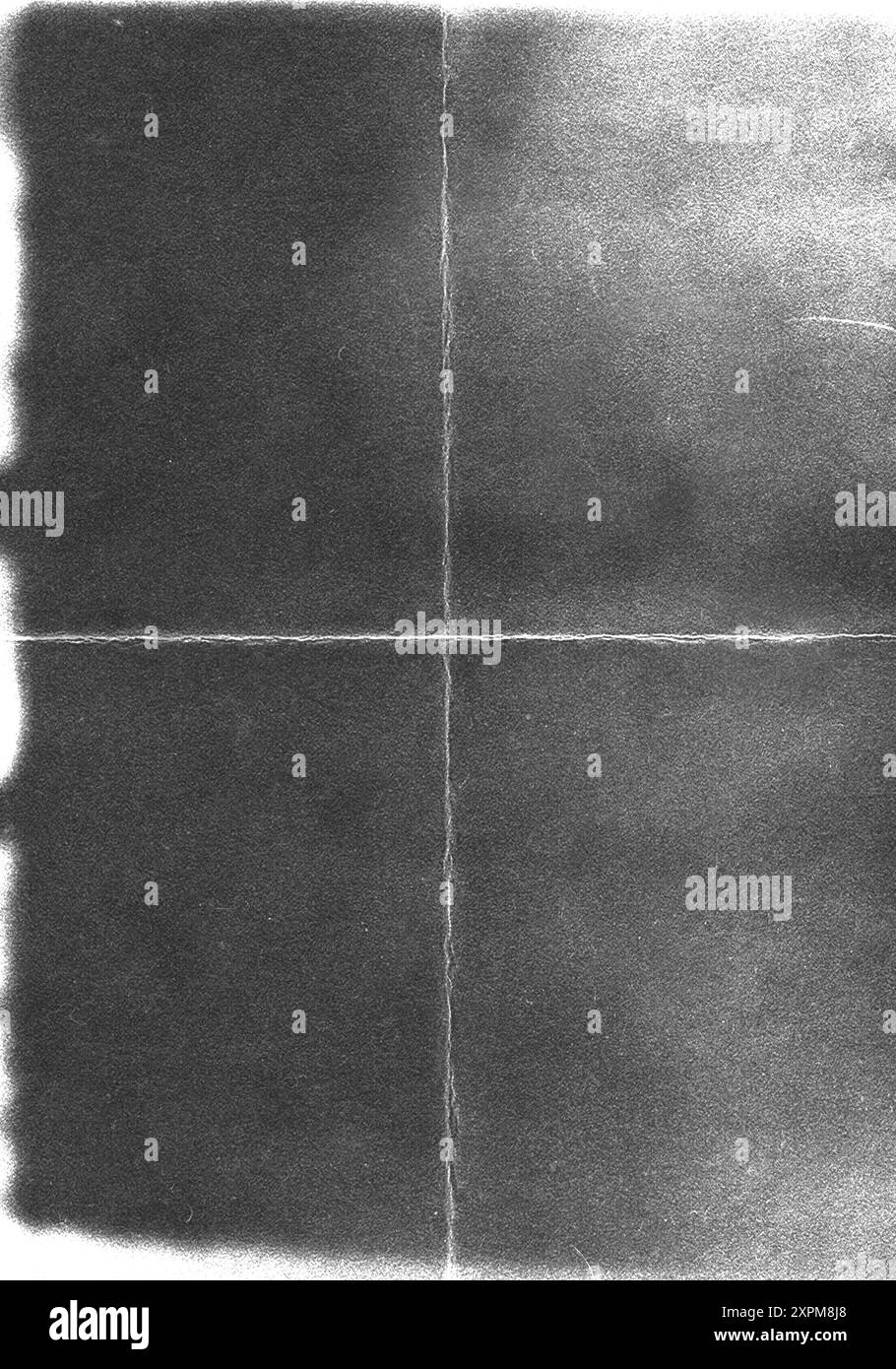 Rough Damaged Grunge Wrinkled Creased Folded Paper Cut. Authentic ...