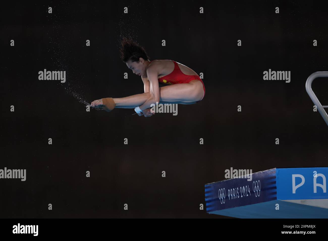 **CHINESE MAINLAND, HONG KONG, MACAU AND TAIWAN OUT** Chinese diver ...