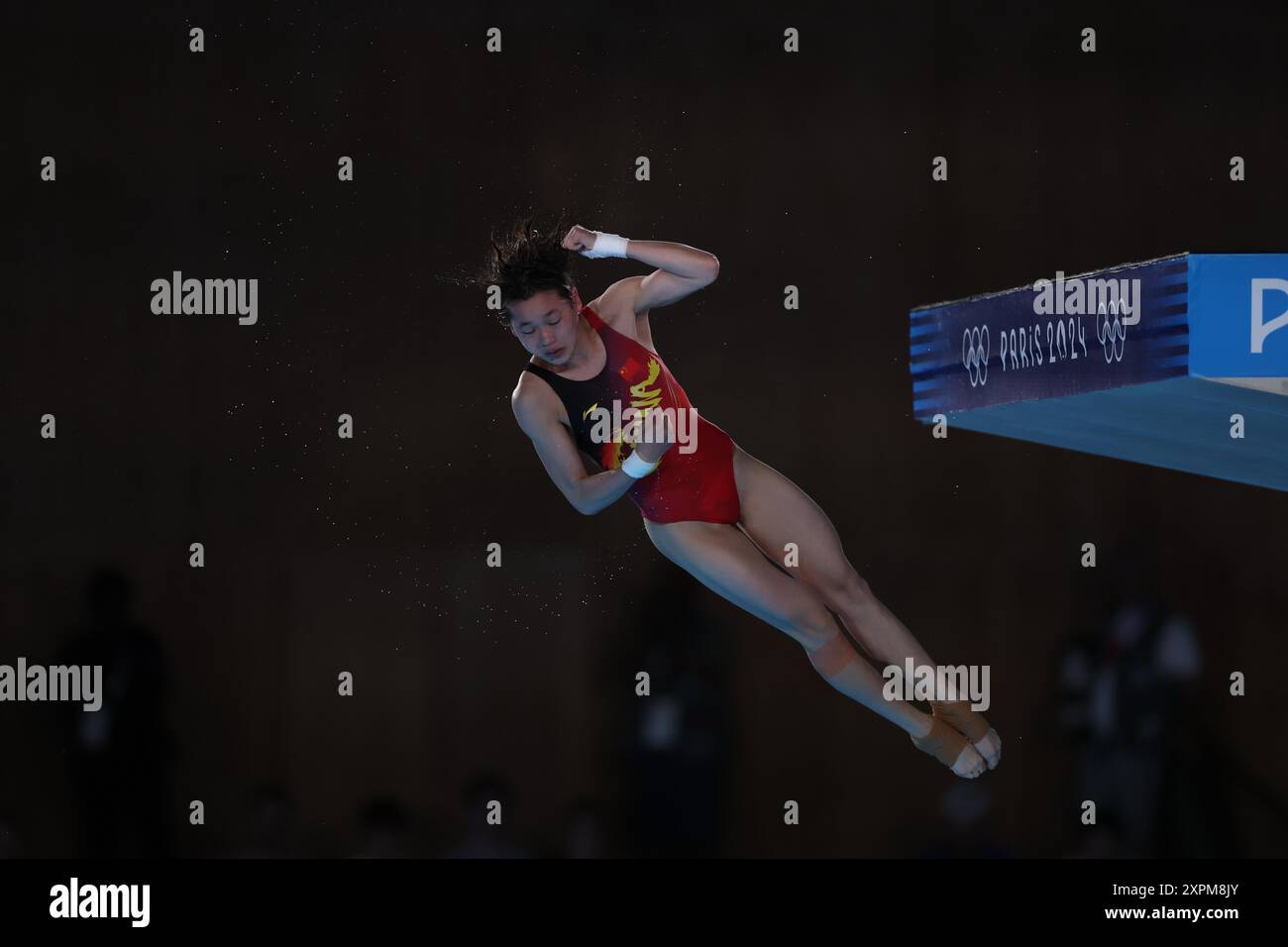 **CHINESE MAINLAND, HONG KONG, MACAU AND TAIWAN OUT** Chinese diver ...