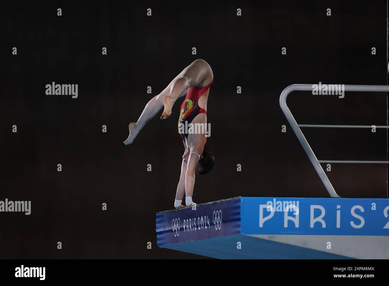 **CHINESE MAINLAND, HONG KONG, MACAU AND TAIWAN OUT** Chinese diver ...