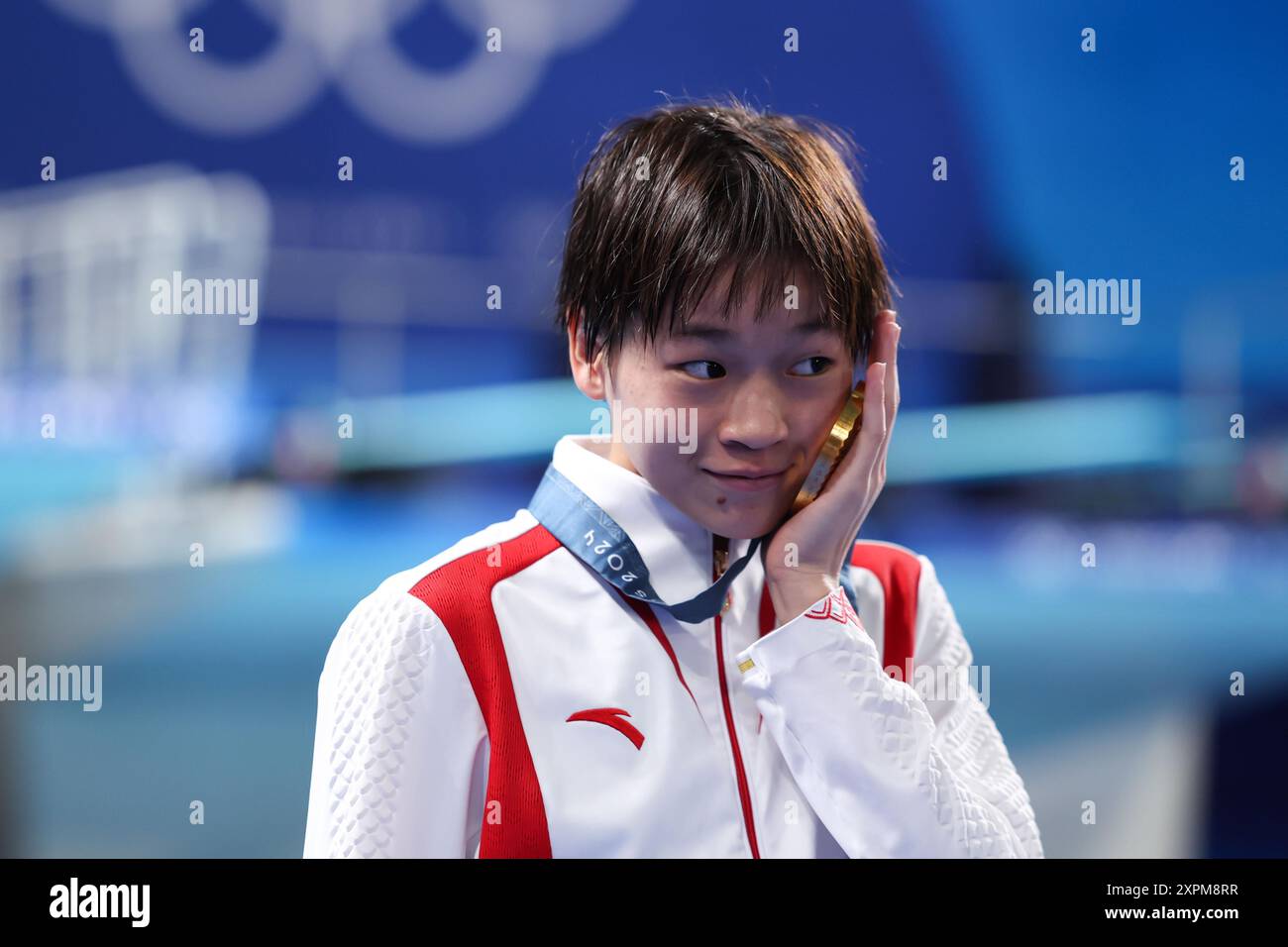 **CHINESE MAINLAND, HONG KONG, MACAU AND TAIWAN OUT** Chinese diver ...