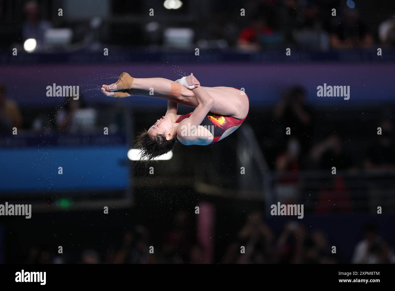 **CHINESE MAINLAND, HONG KONG, MACAU AND TAIWAN OUT** Chinese diver ...