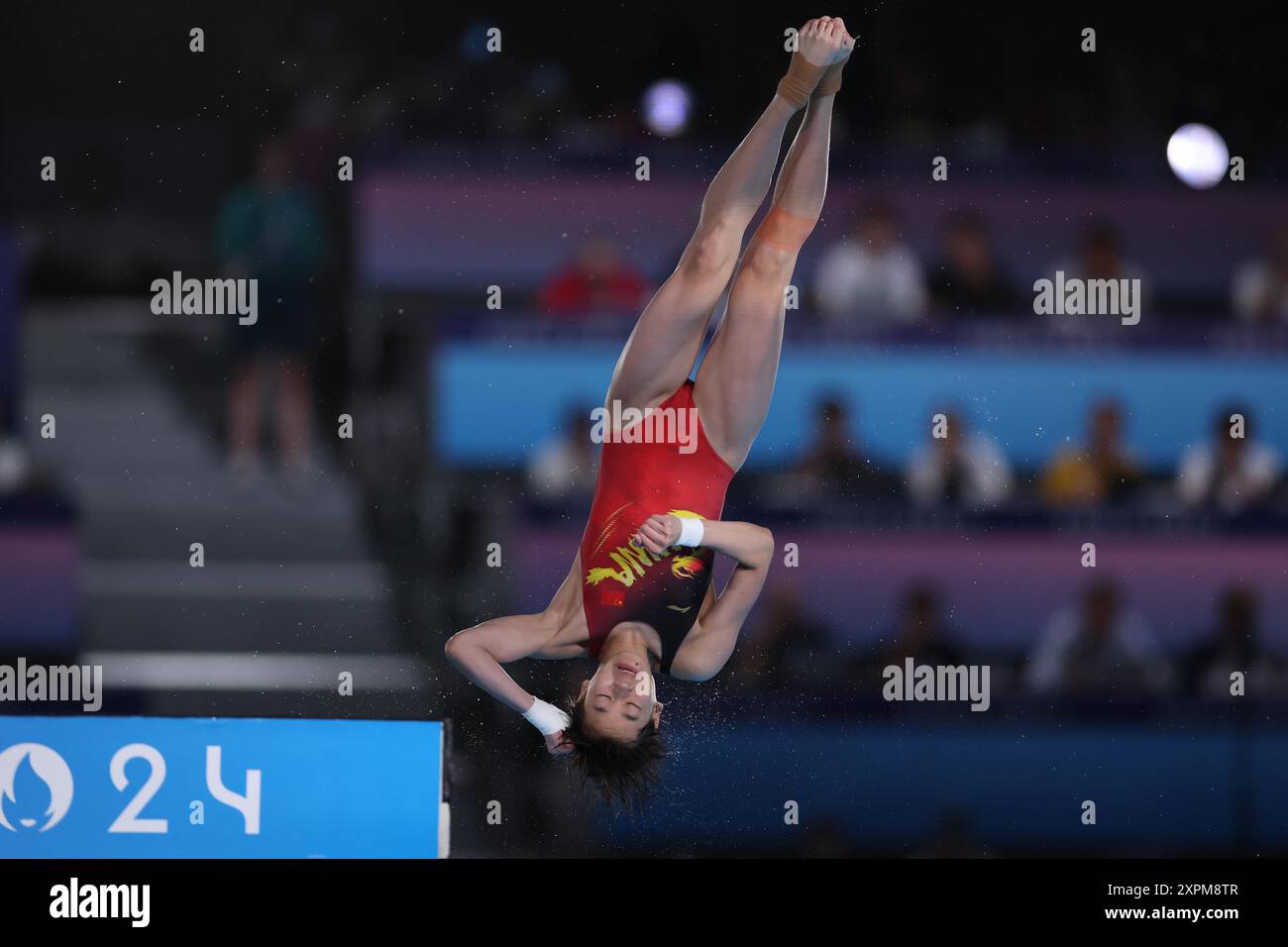 **CHINESE MAINLAND, HONG KONG, MACAU AND TAIWAN OUT** Chinese diver ...