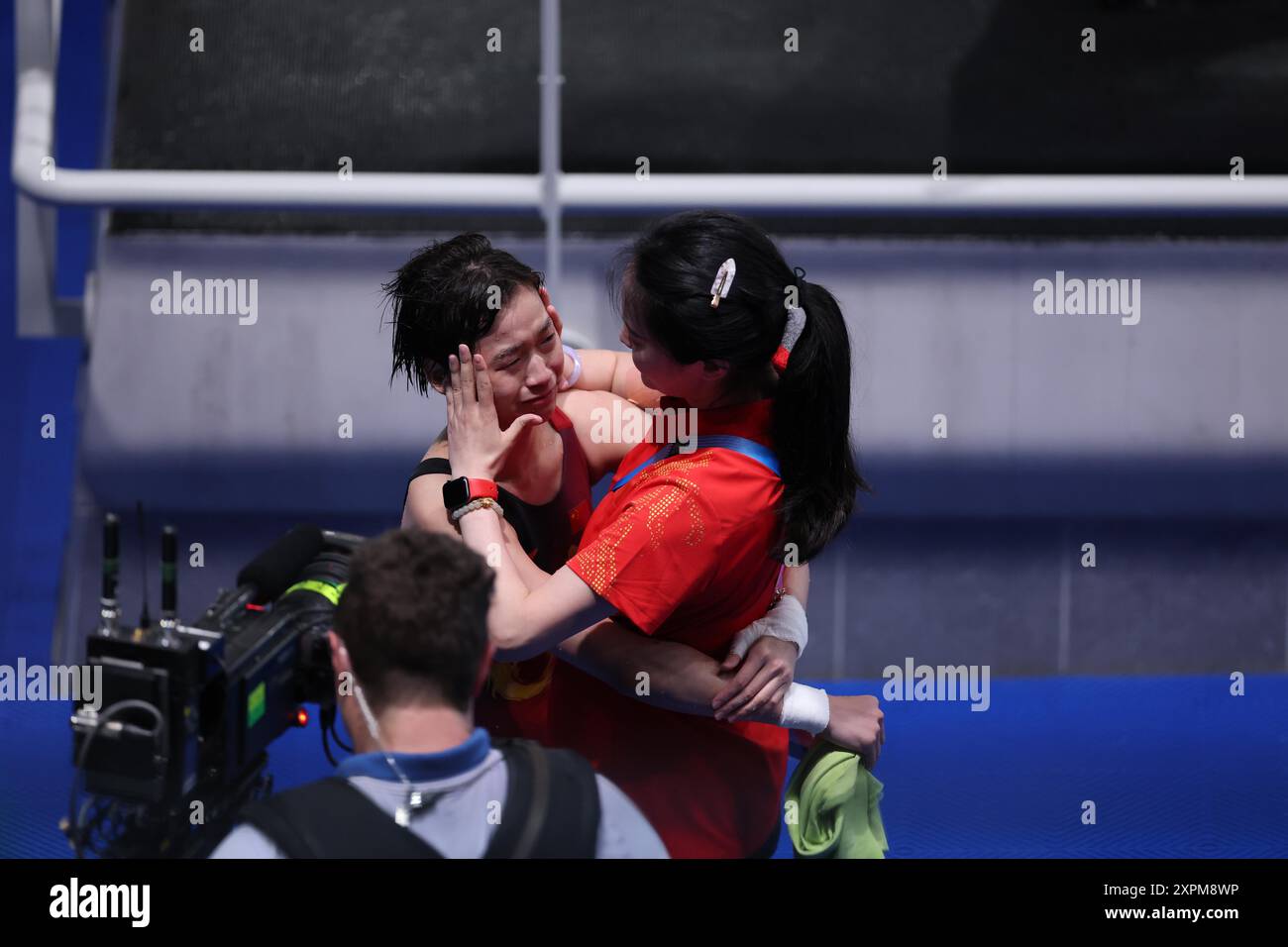 **CHINESE MAINLAND, HONG KONG, MACAU AND TAIWAN OUT** Chinese diver ...