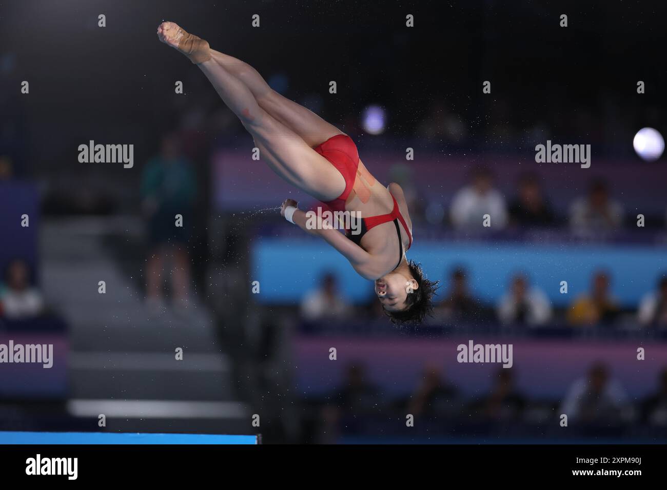 **CHINESE MAINLAND, HONG KONG, MACAU AND TAIWAN OUT** Chinese diver ...