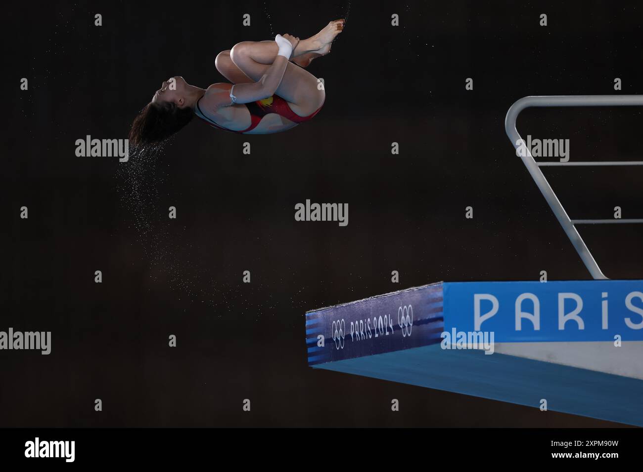 **CHINESE MAINLAND, HONG KONG, MACAU AND TAIWAN OUT** Chinese diver ...