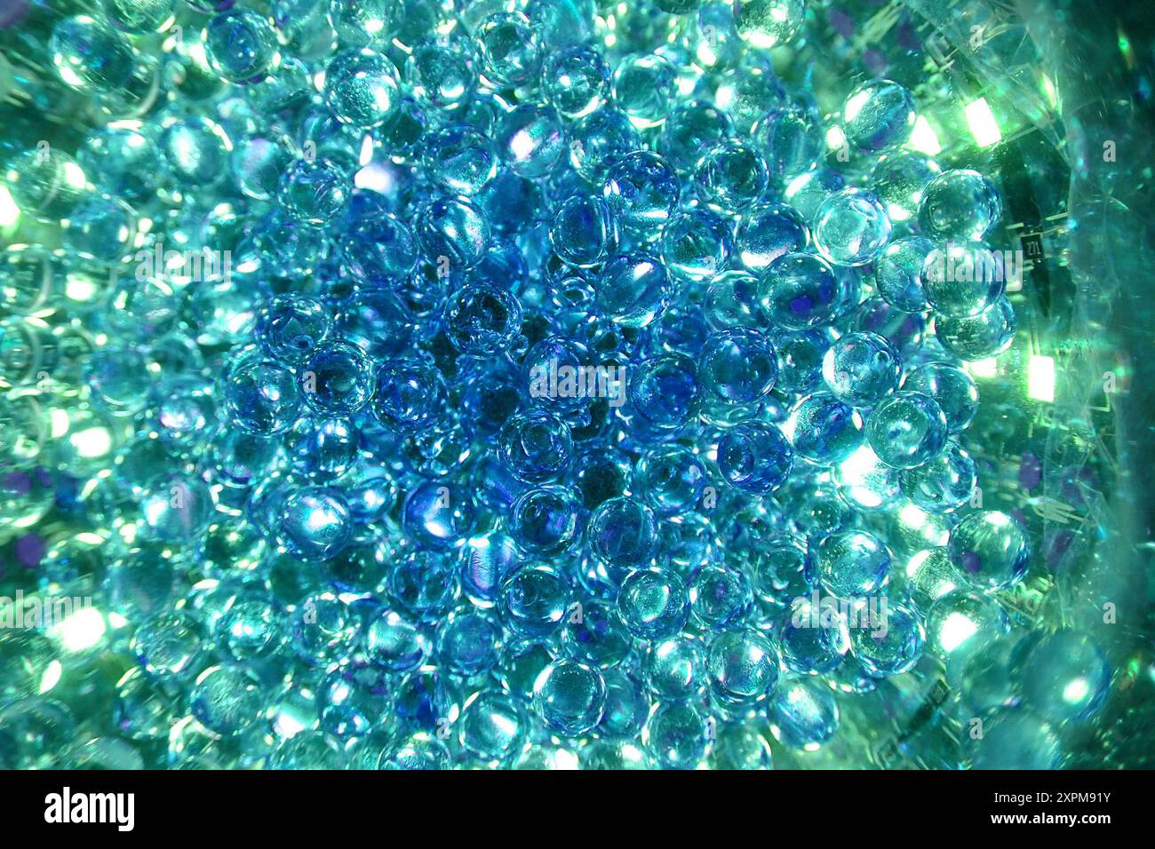blue glass balls texture as very nice background Stock Photo - Alamy