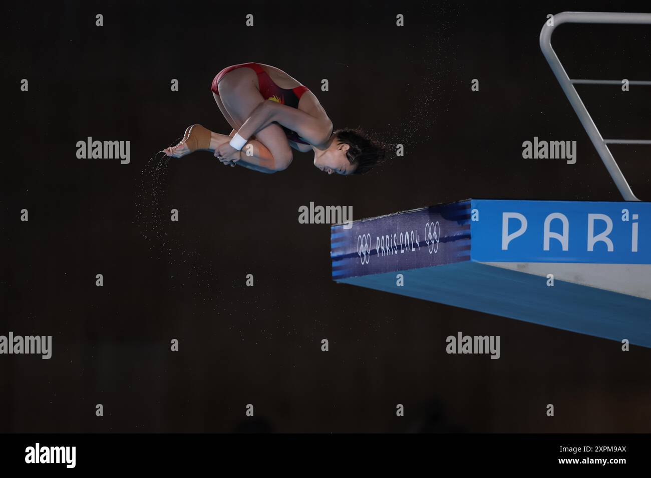 **CHINESE MAINLAND, HONG KONG, MACAU AND TAIWAN OUT** Chinese diver ...