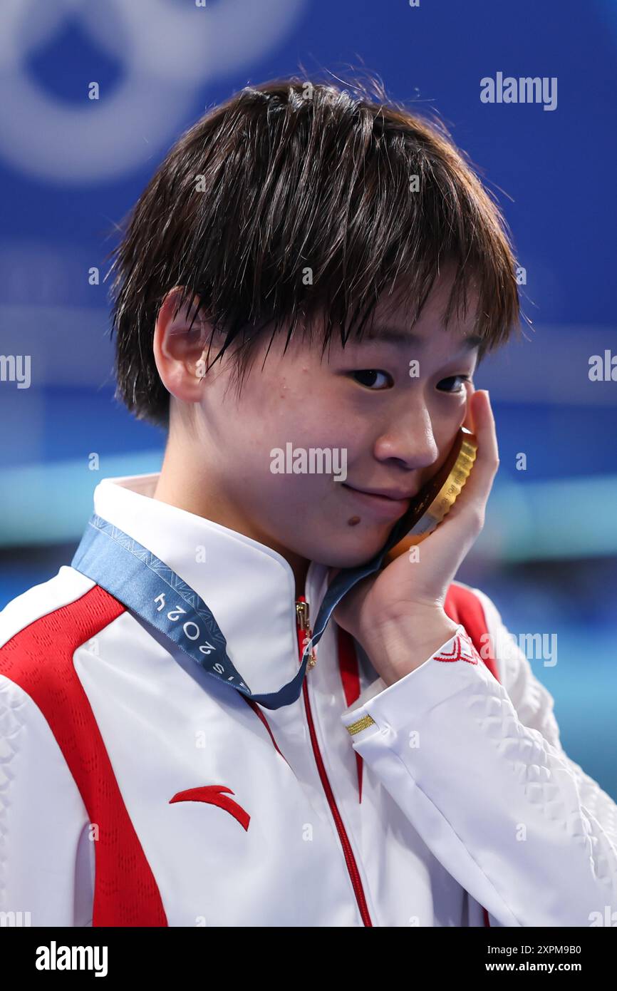 **CHINESE MAINLAND, HONG KONG, MACAU AND TAIWAN OUT** Chinese diver ...