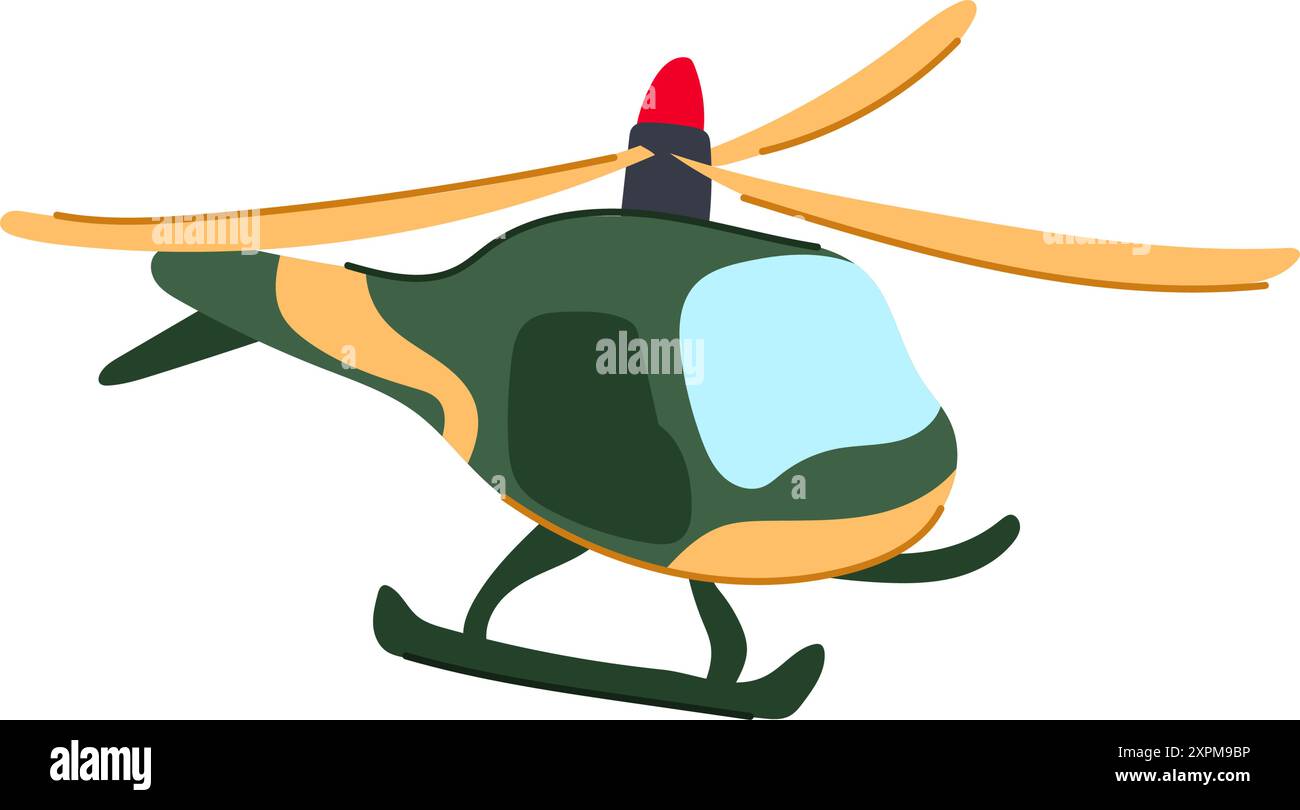 remote helicopter toy cartoon vector illustration Stock Vector Image ...