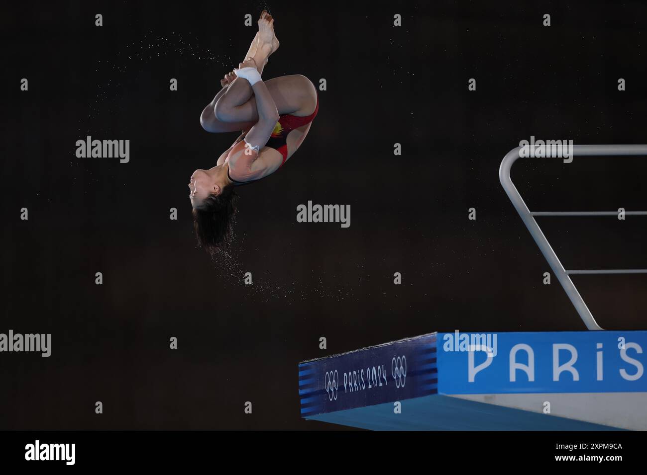 **CHINESE MAINLAND, HONG KONG, MACAU AND TAIWAN OUT** Chinese diver ...