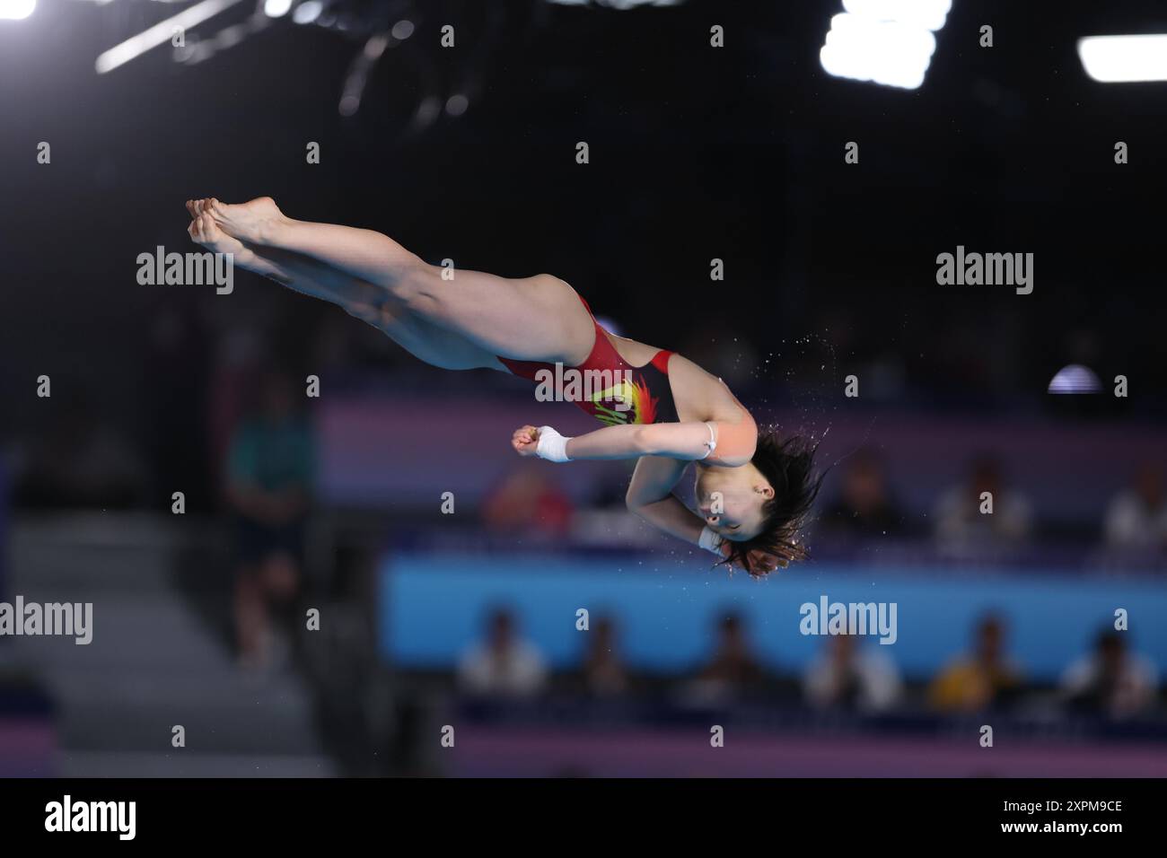 **CHINESE MAINLAND, HONG KONG, MACAU AND TAIWAN OUT** Chinese diver ...