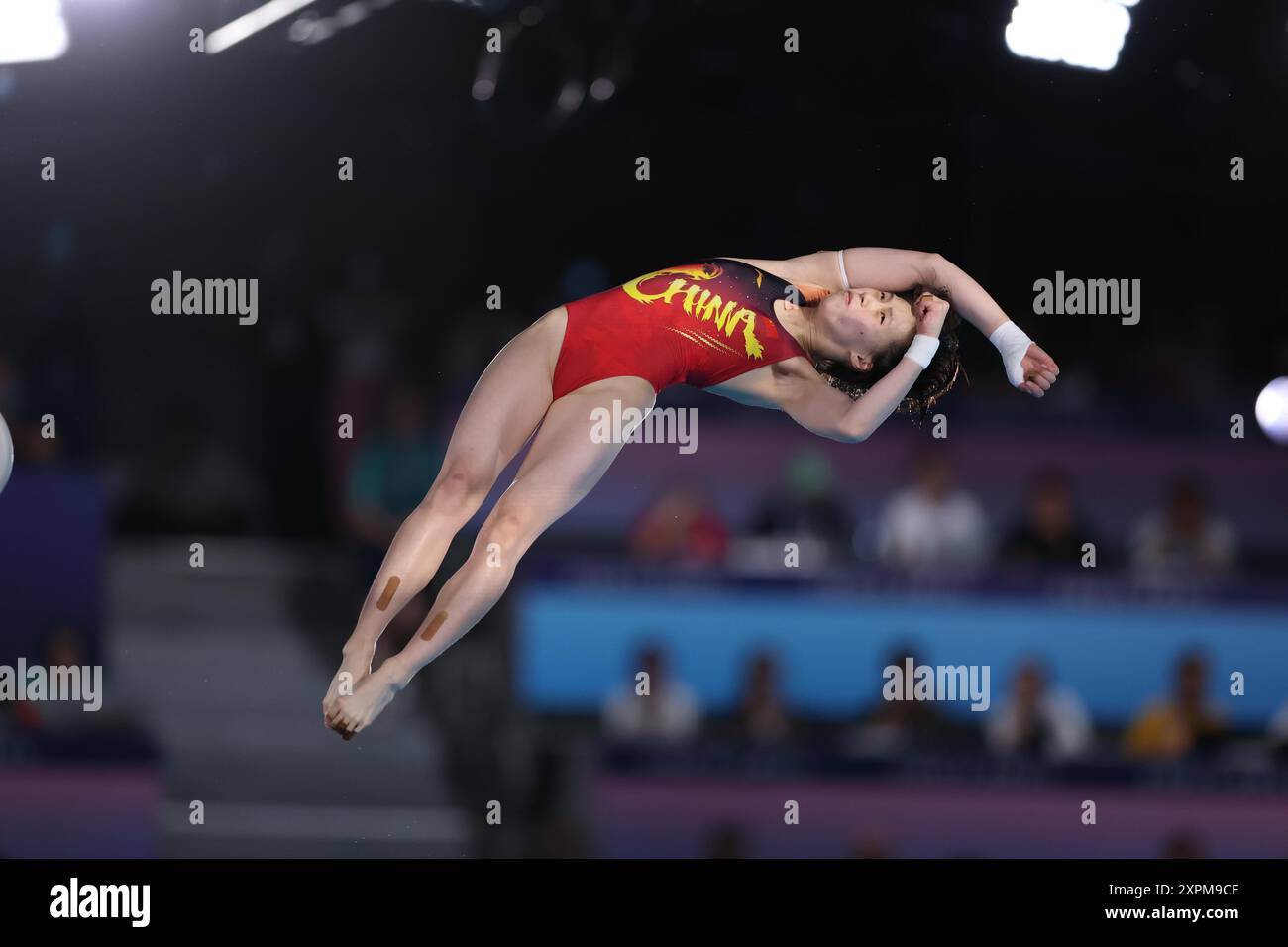 **CHINESE MAINLAND, HONG KONG, MACAU AND TAIWAN OUT** Chinese diver ...